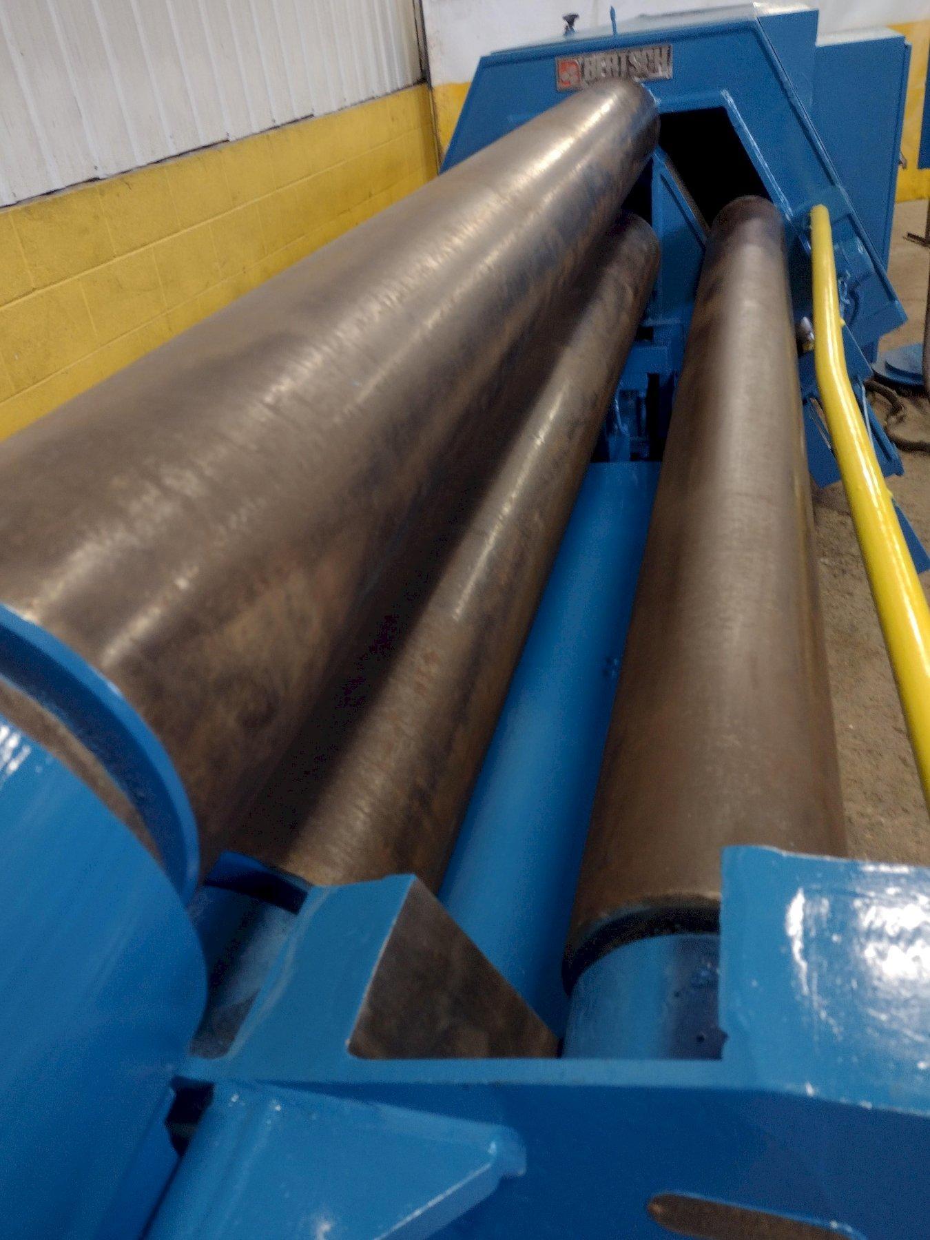 8′ BERTSCH 4 ROLL HYDRAULIC PLATE BENDING ROLL: STOCK #18132