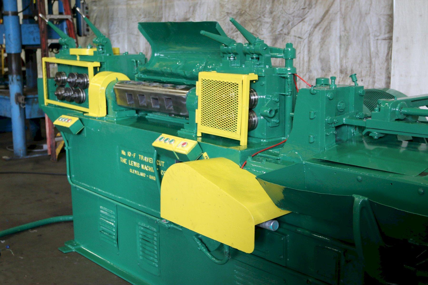 5/8″ LEWIS MODEL 10-F ROTARY STRAIGHTENER & TRAVELING CUTOFF WIRE ...