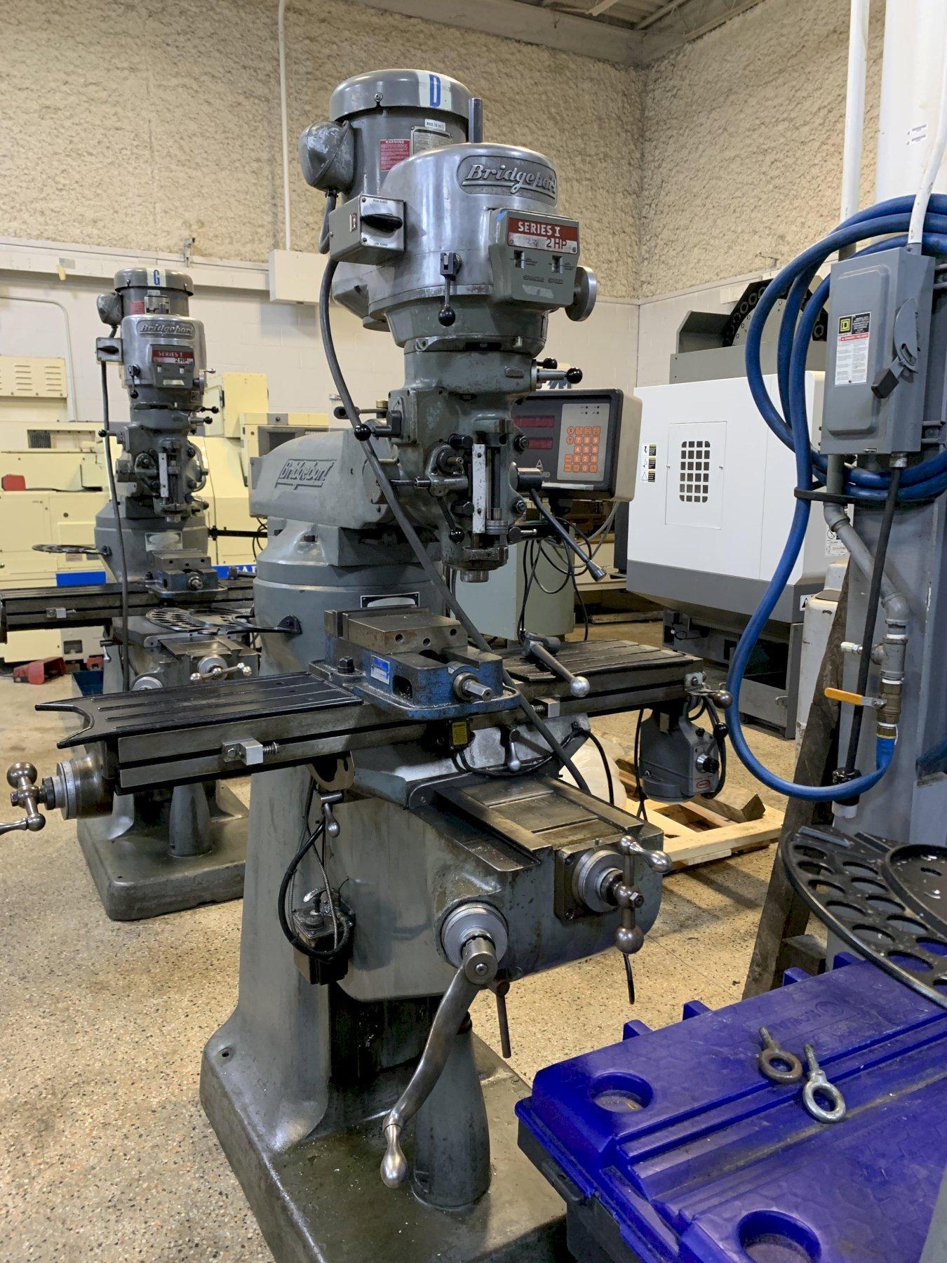 Bridgeport Series 1 2 HP Variable Speed Vertical Mill, S/N 12BR-215212. | AMC