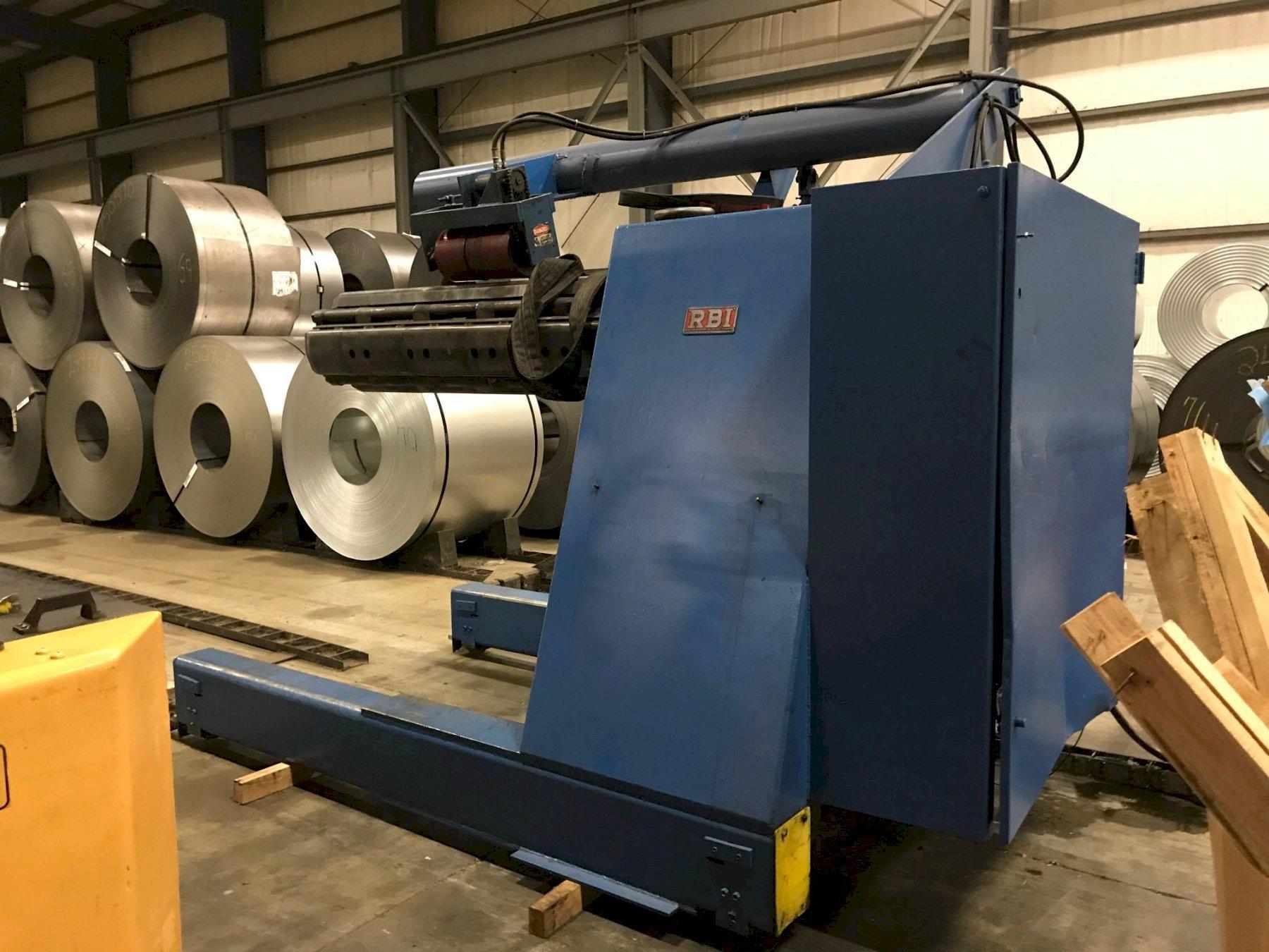 60,000# x 72″ Red Bud Mandrel Uncoiler | Galaxie Corporation