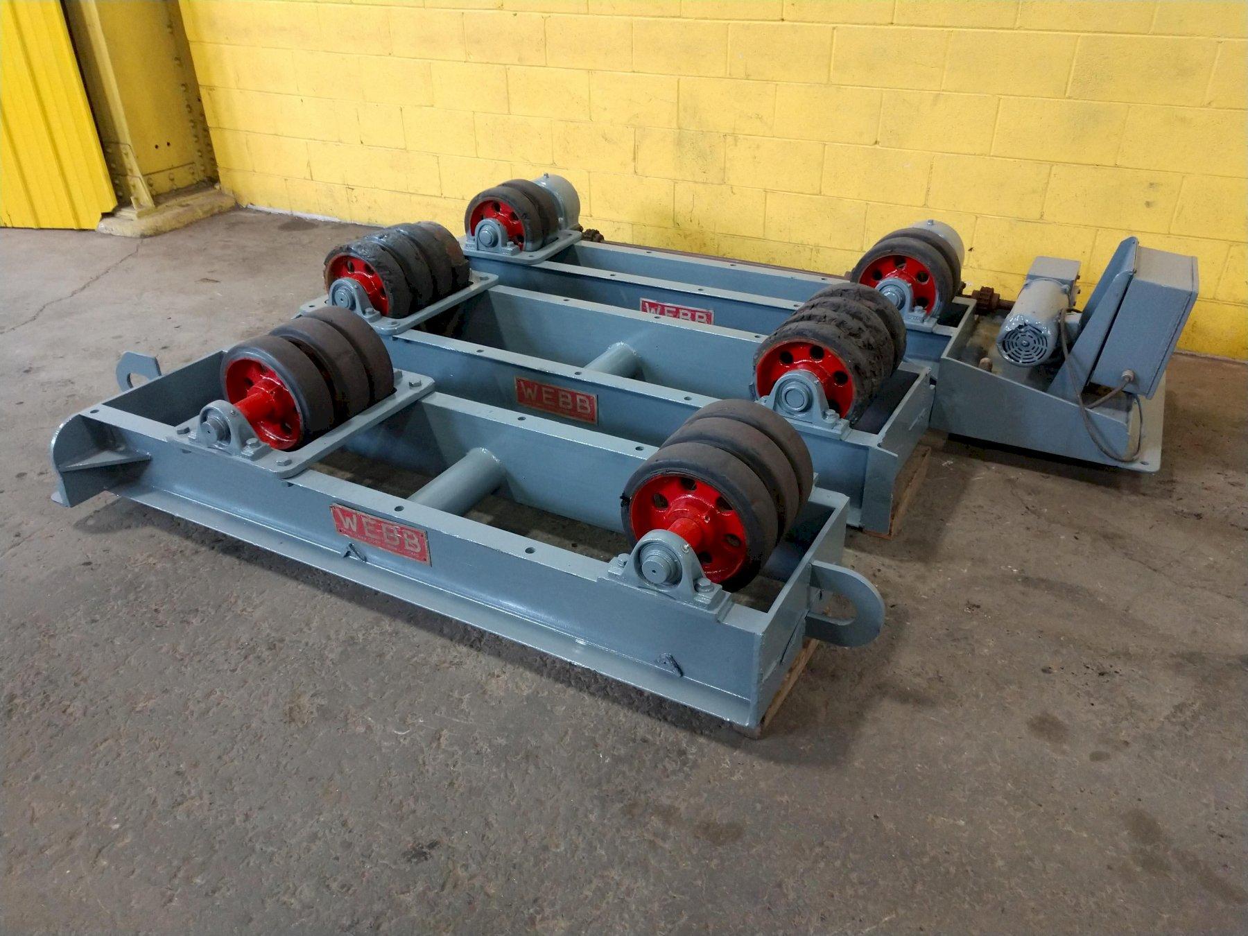 8,000 LBS LBS WEBB POWERED TANK TURNING ROLLS: STOCK #13559