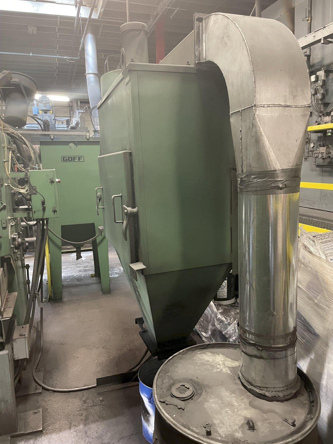 6 FT GOFF MODEL #6BB AUTOMATIC WASH & BLAST SYSTEM: STOCK 15379