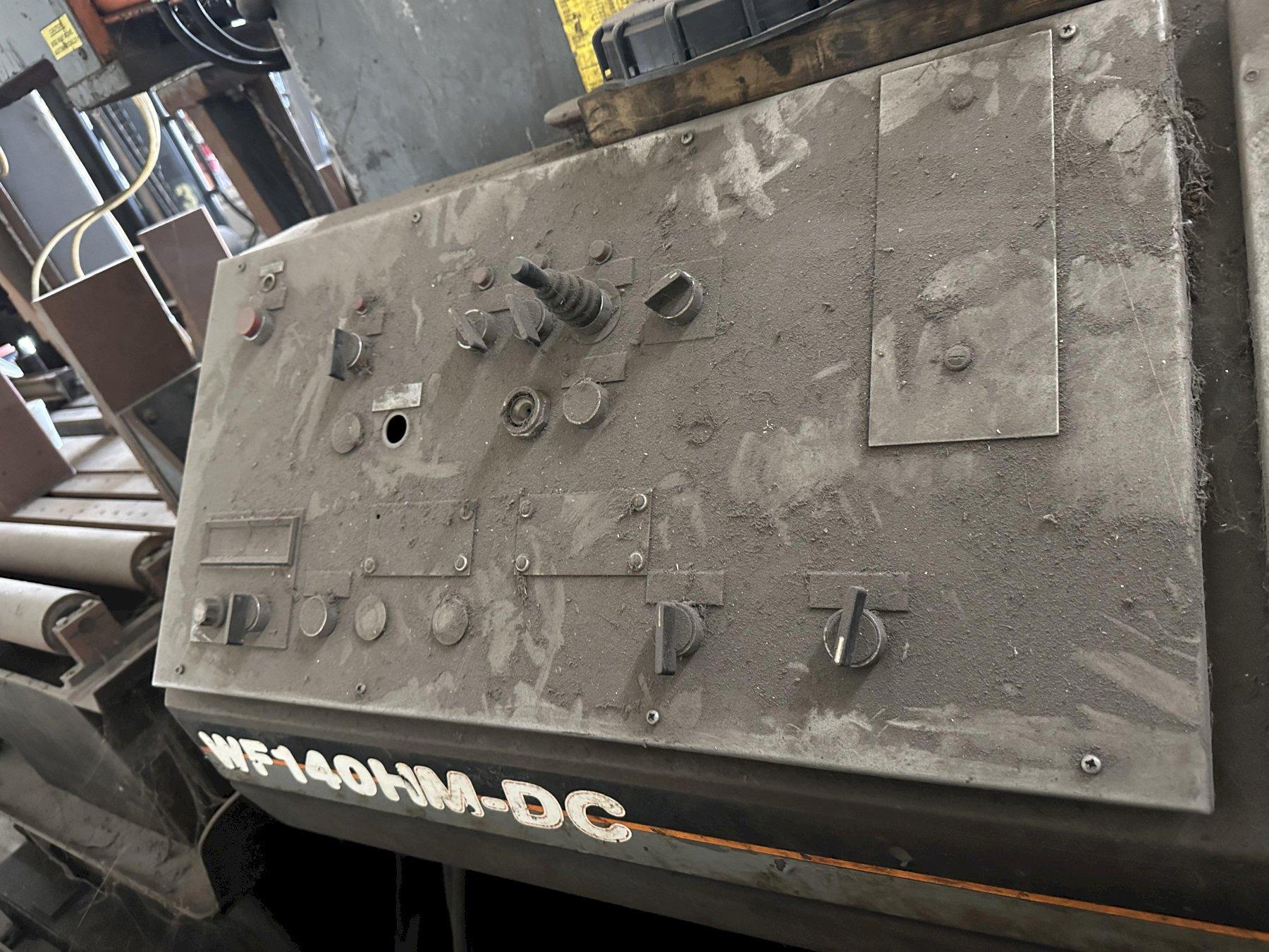 HEM MODEL #WF140HM-DC DUAL COLUMN HORIZONTAL SAW: STOCK #19205