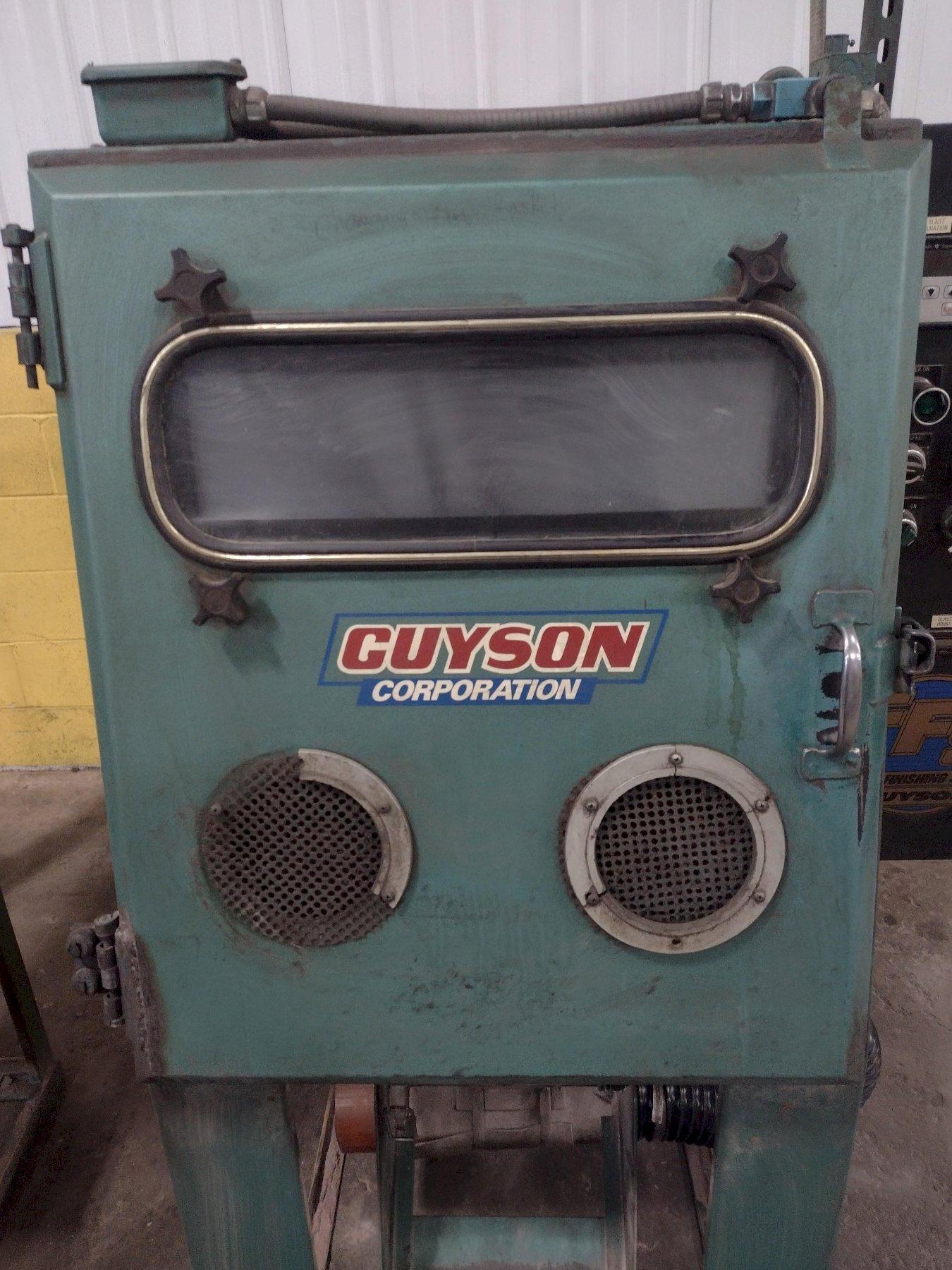 40″ X 40″ GUYSON MODEL #T-40 BASKET-TYPE TUMBLE BLAST MACHINE: STOCK #16190