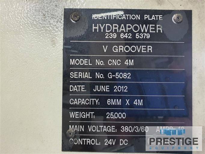 HYDRAPOWER CNC 4M - Folding Machines | Machine Hub