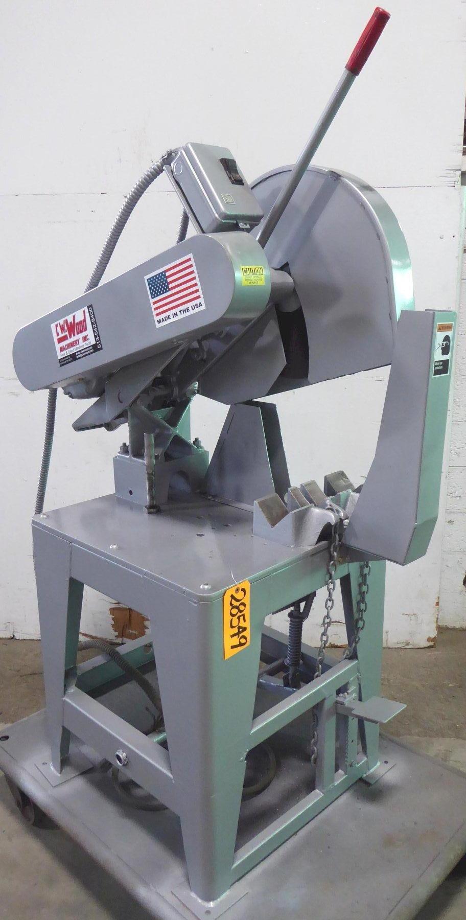 20″ TOLEDO “SPEED CUT” Abrasive Saw, 6″ Shapes, 2-1/2″ Solids Capacity ...