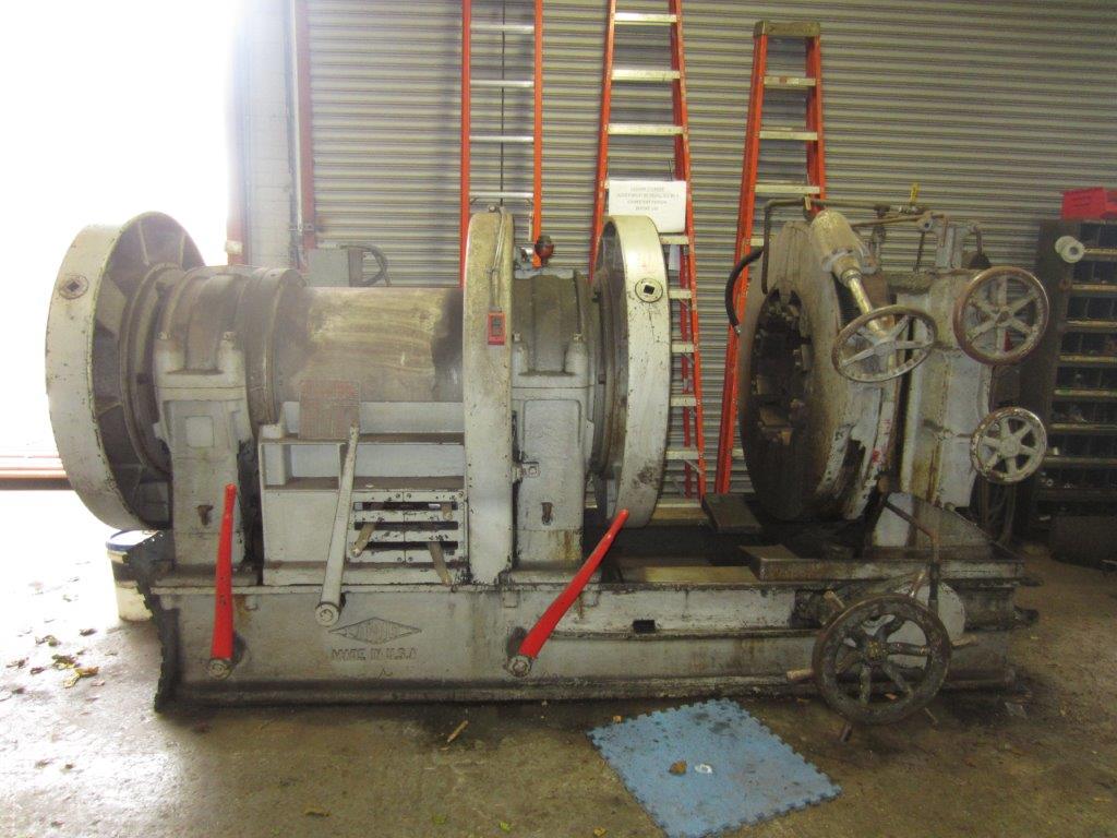 18″ Landis Stationary Pipe Threading and Cut-Off Machine