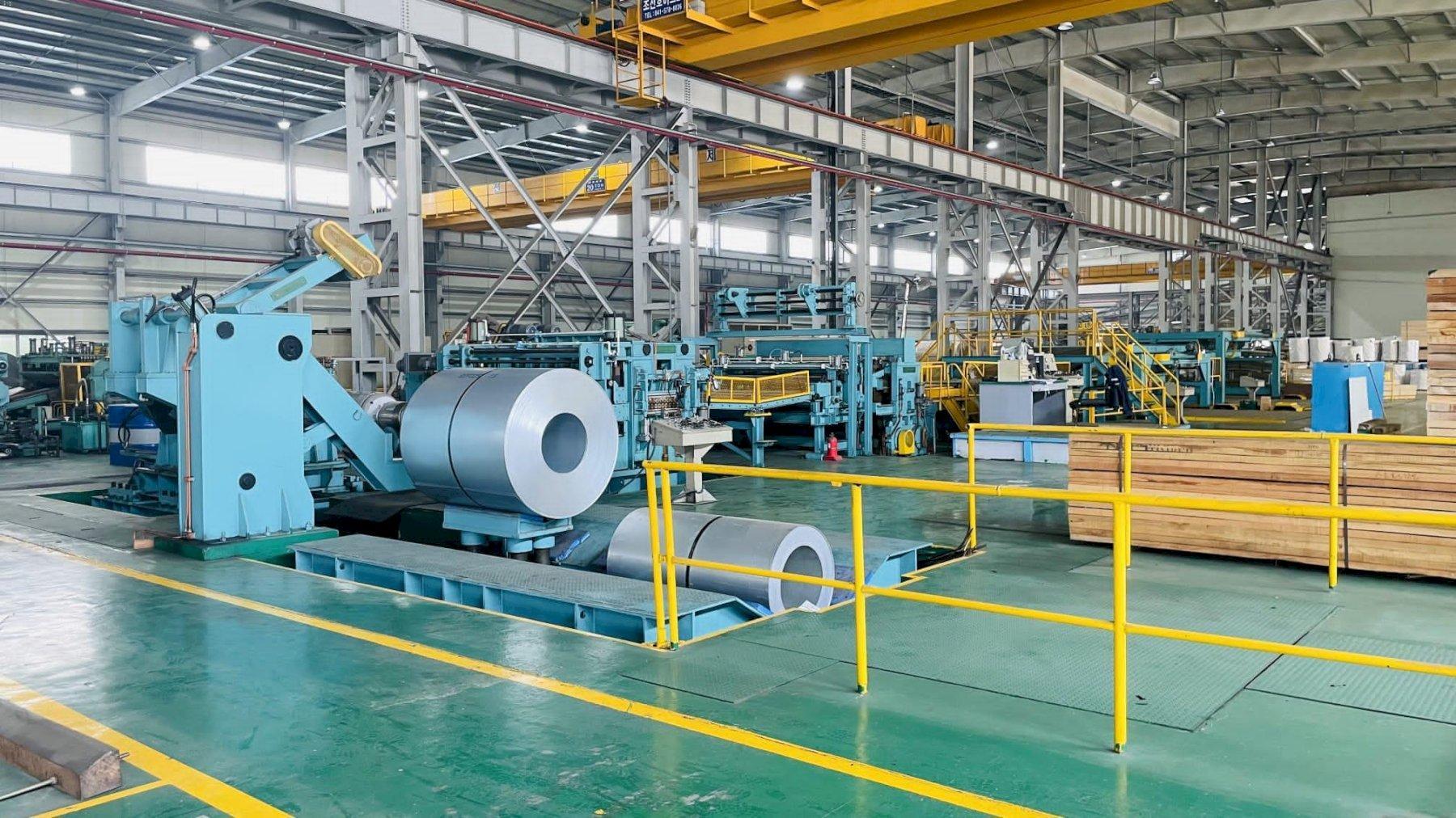 72″ (1900mm) x .125″ (3.2mm) x 50,000# Rotary Shear CTL Line with 6HI ...