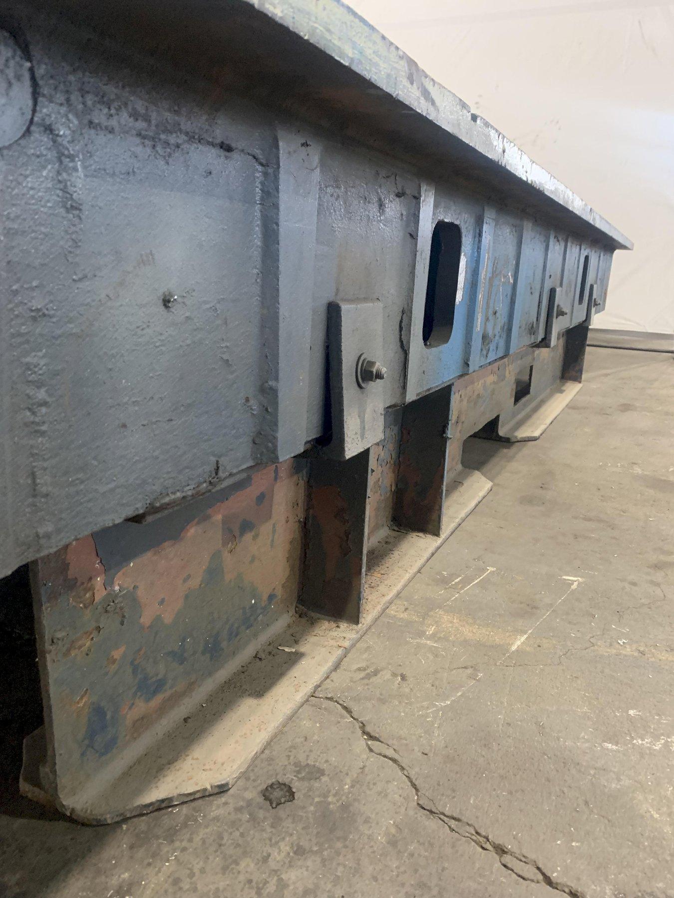 144″ X 79″ X 24″ HEAVY DUTY STEEL LAYOUT TABLE W/ THICK STEEL TOP ...