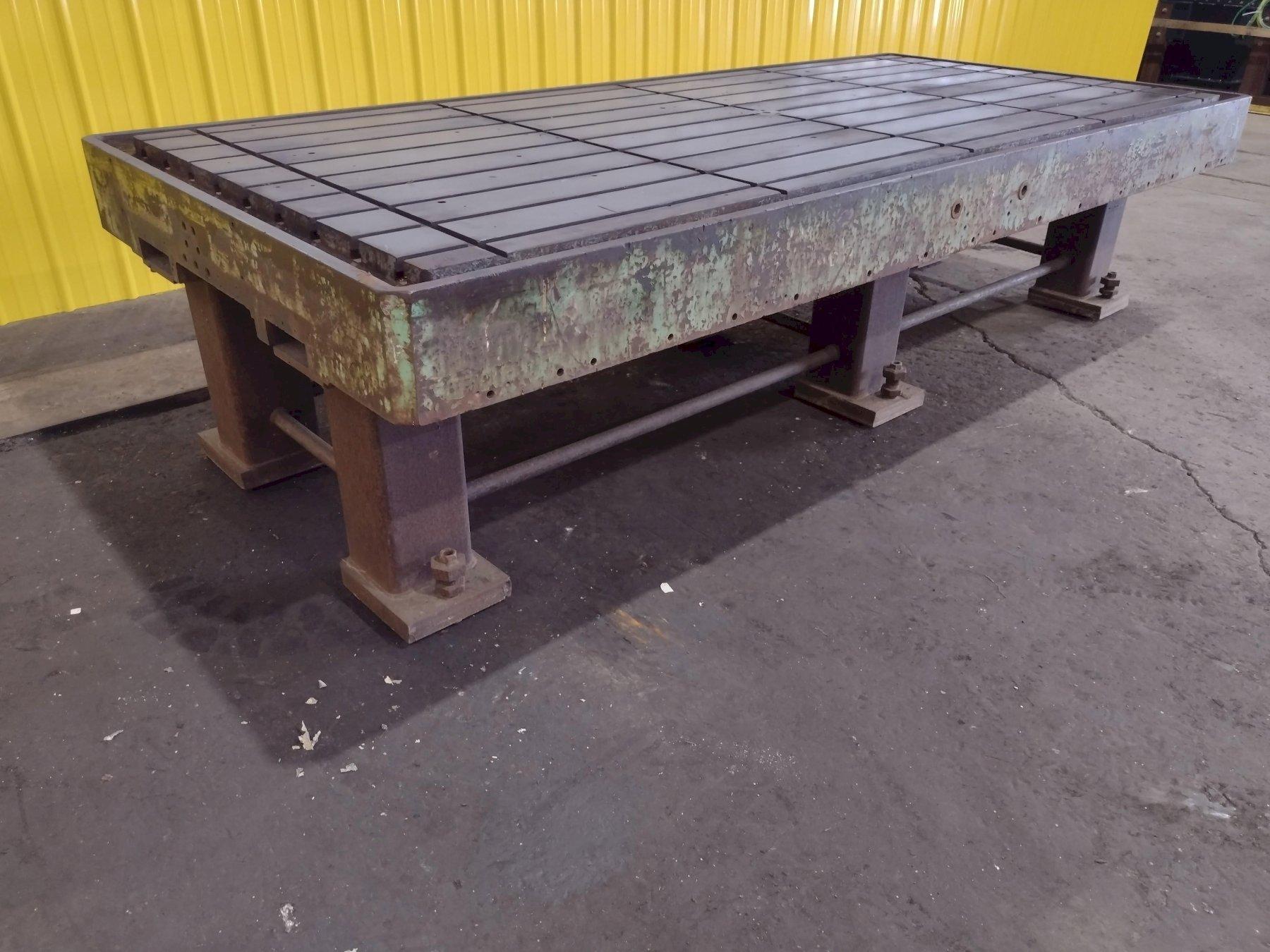 132″ X 60″ HEAVY DUTY T-SLOTTED WELDING TABLE: STOCK #19035