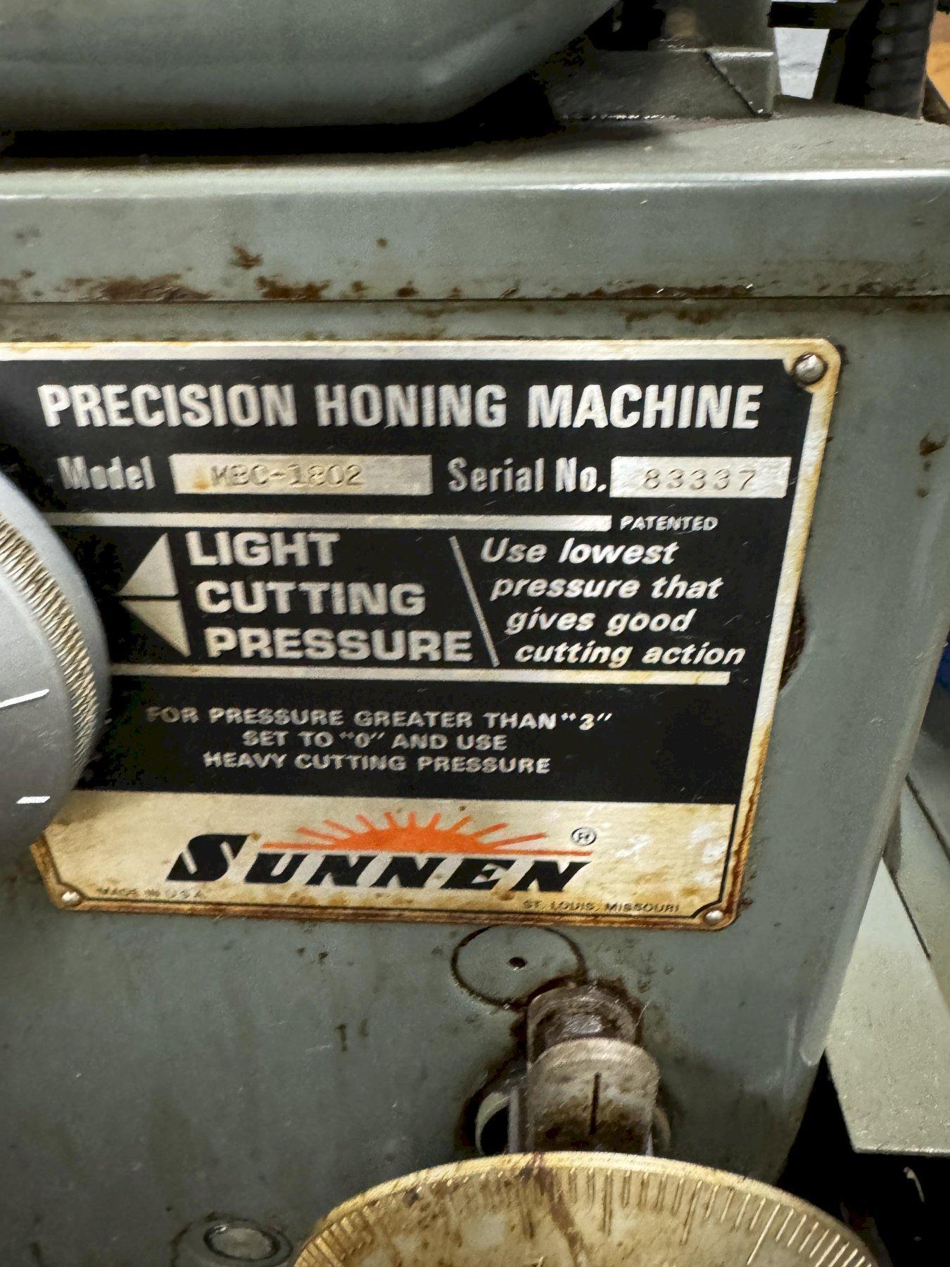 SUNNEN MODEL #MBC-1802 HONE: STOCK #22412