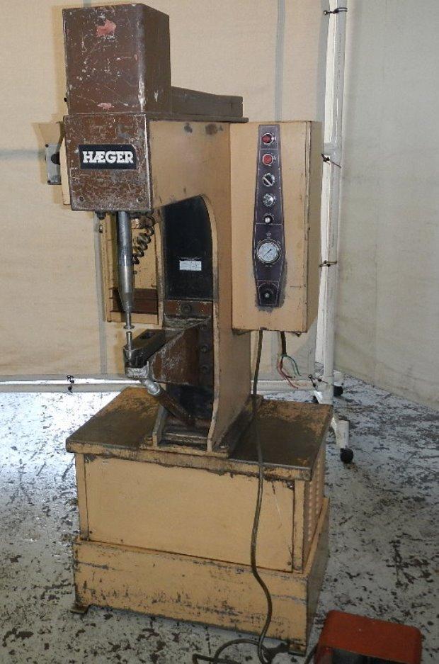 HAEGER MODEL HP6-B HYDRAULIC INSERTION PRESS | Blumberg Machinery Co.