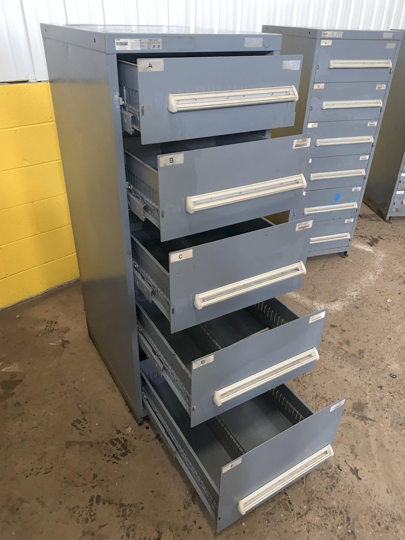 22.5” x 28” x 59” VIDMAR TOOL STORAGE CABINET: STOCK #12481