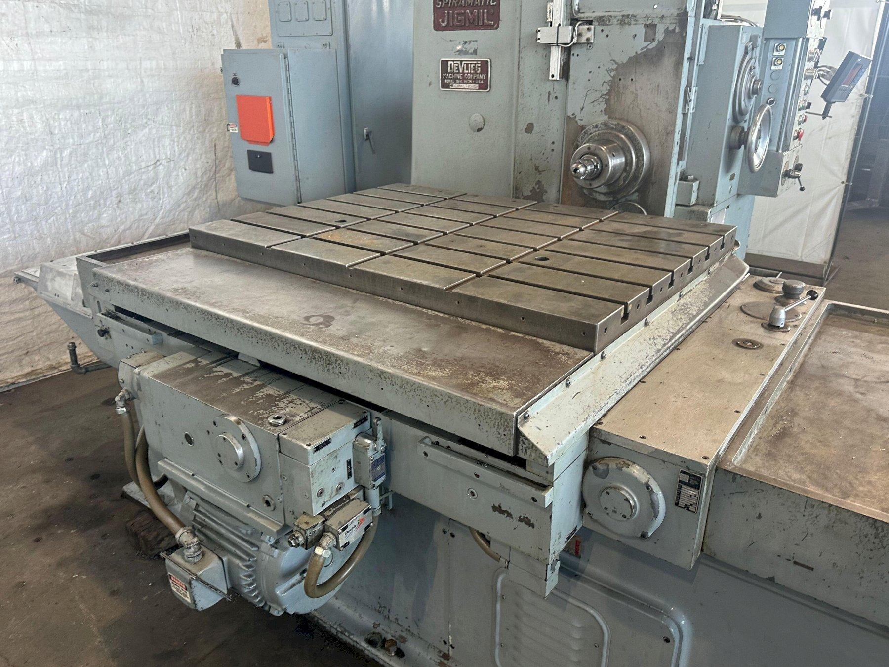 3″ DEVLIEG 3K-48 HORIZONTAL BORING MILL. STOCK # 0150724 | G-2000 Inc.