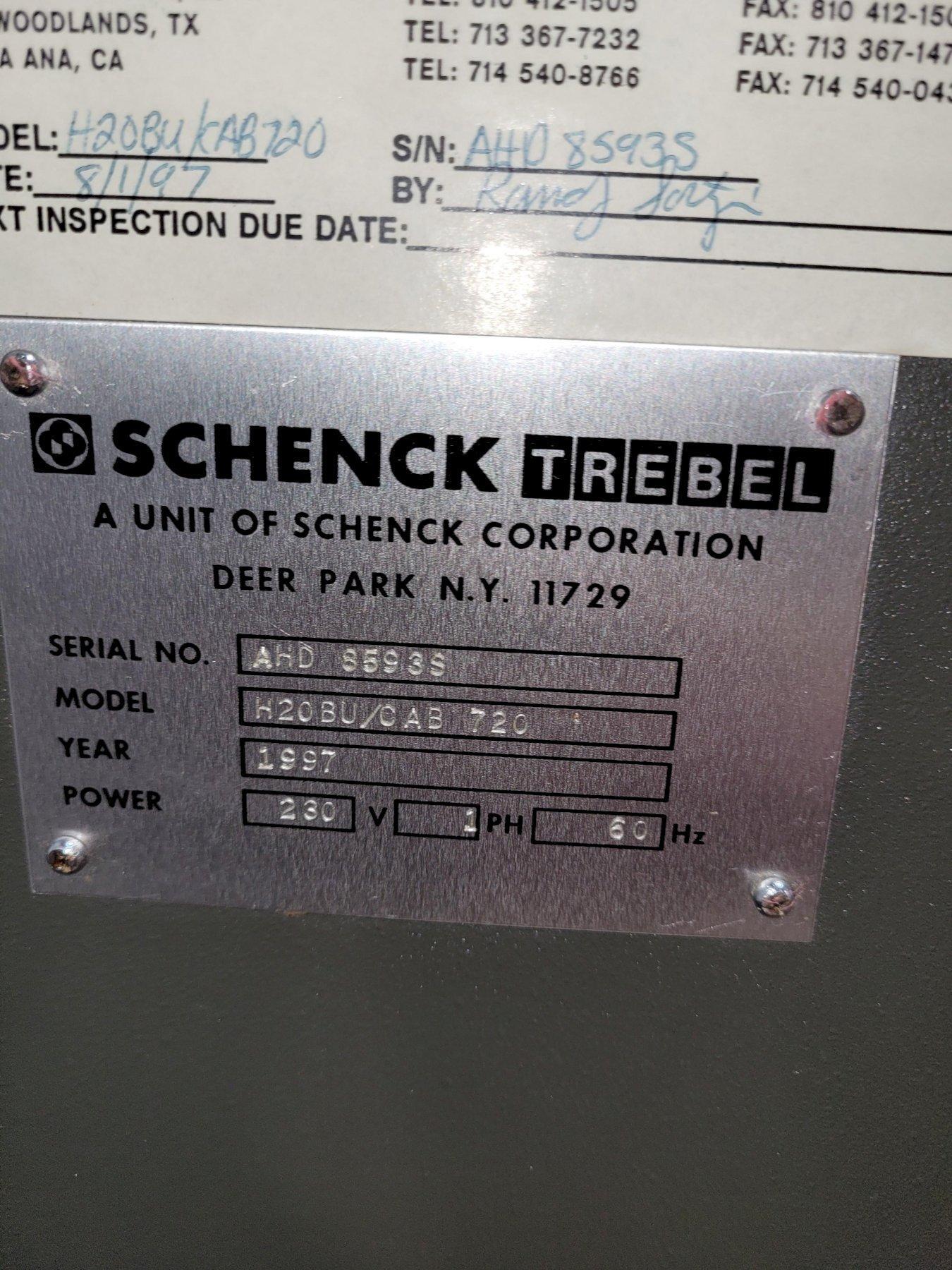 250 LB SCHENCK H20BU HORIZONTAL BALANCING MACHINE | Adams Machinery Company