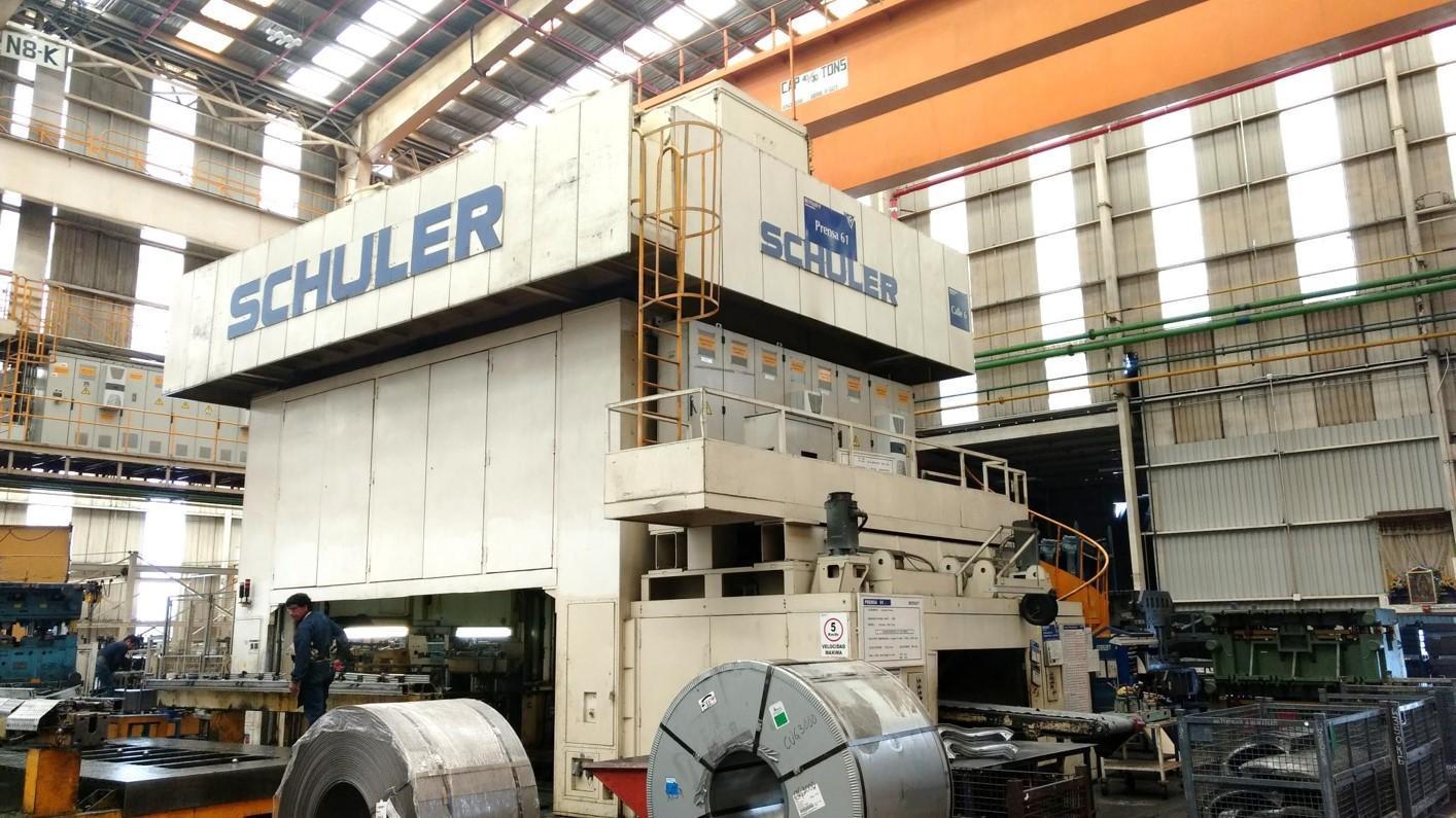 1500 Ton Schuler Press with Transfer System | Galaxie Corporation