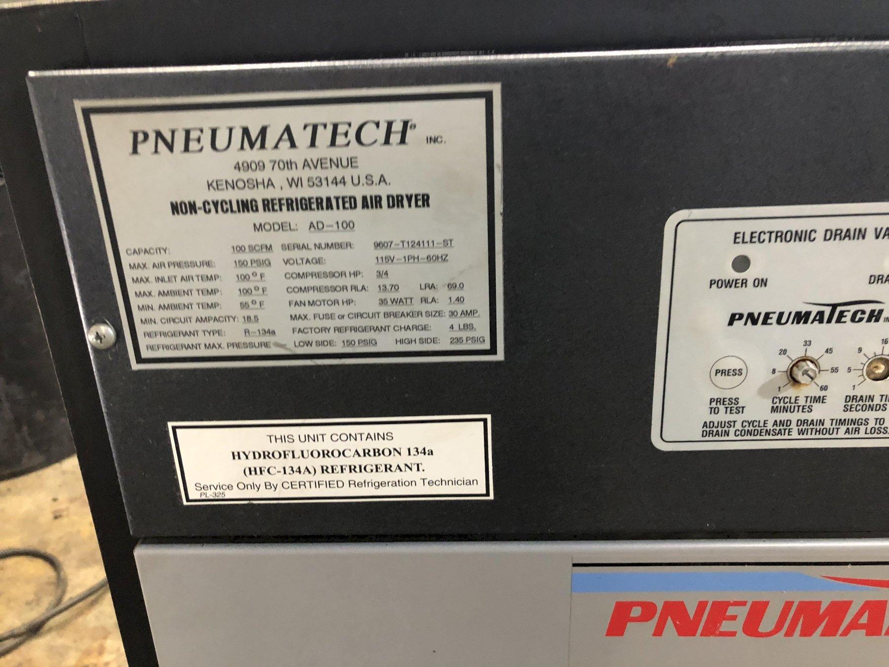 PNEUMATECH AIR DRYER: STOCK #13773