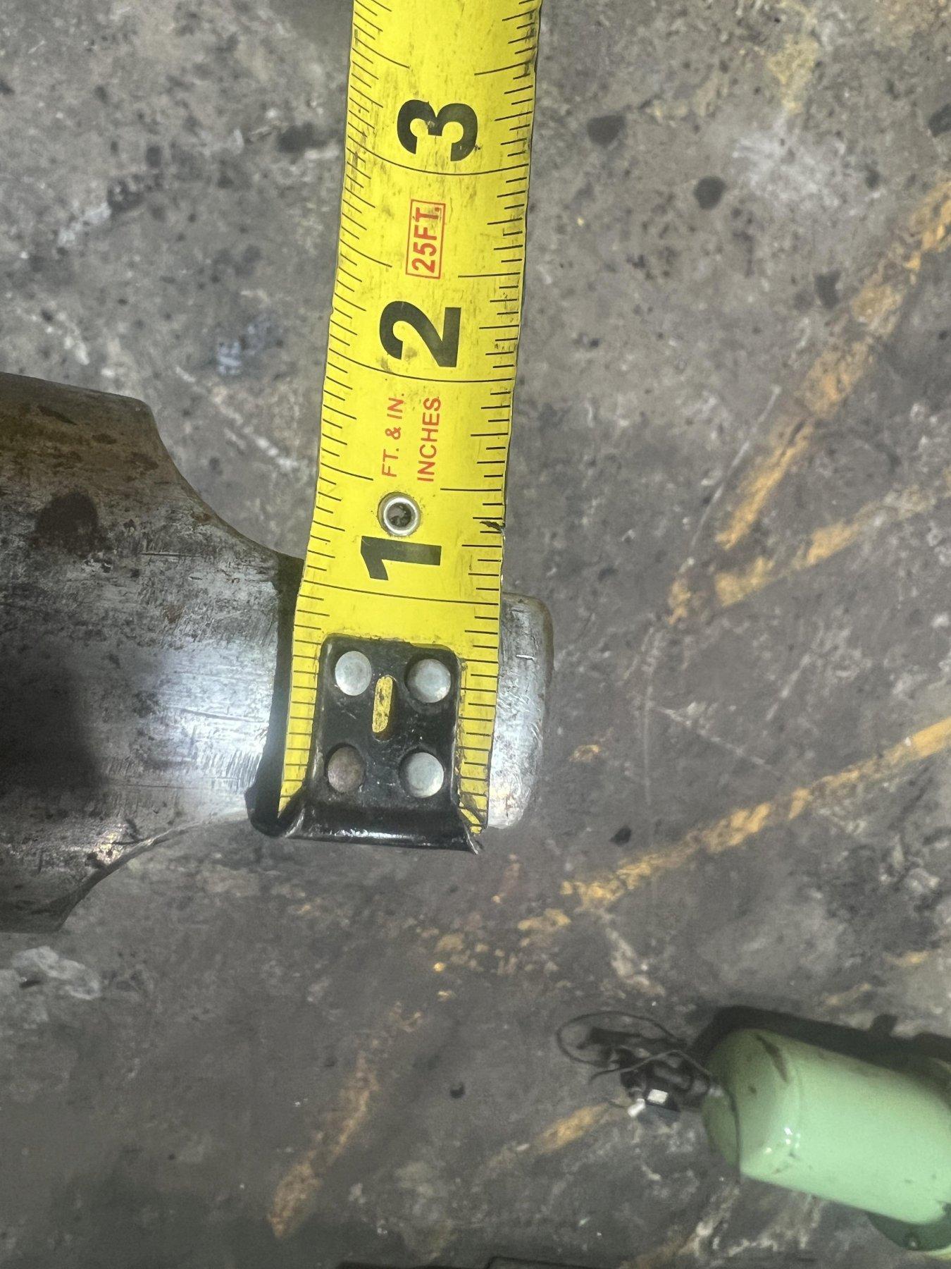 5.75″ DIAMETER X 15′ LONG BORING BAR WITH MORSE TAPER: STOCK #20649