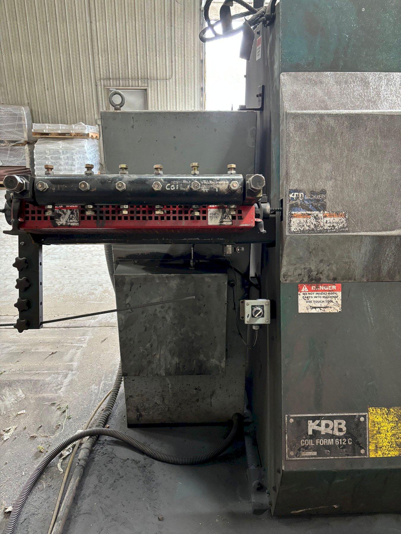 KRB MODEL #COIL FORM 612C REBAR BENDER: STOCK #20793