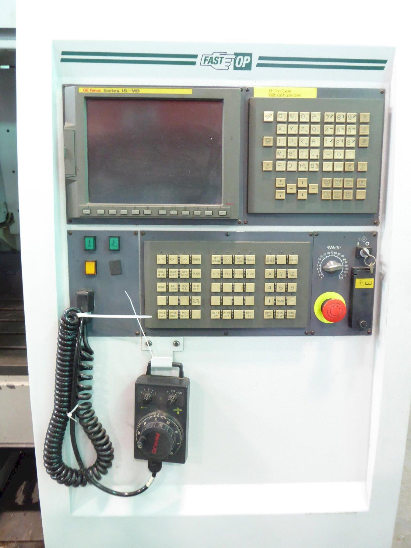 Bridgeport Vertical Machining Center VMC 1000XP2, Fanuc 18i-MB, 2004 ...
