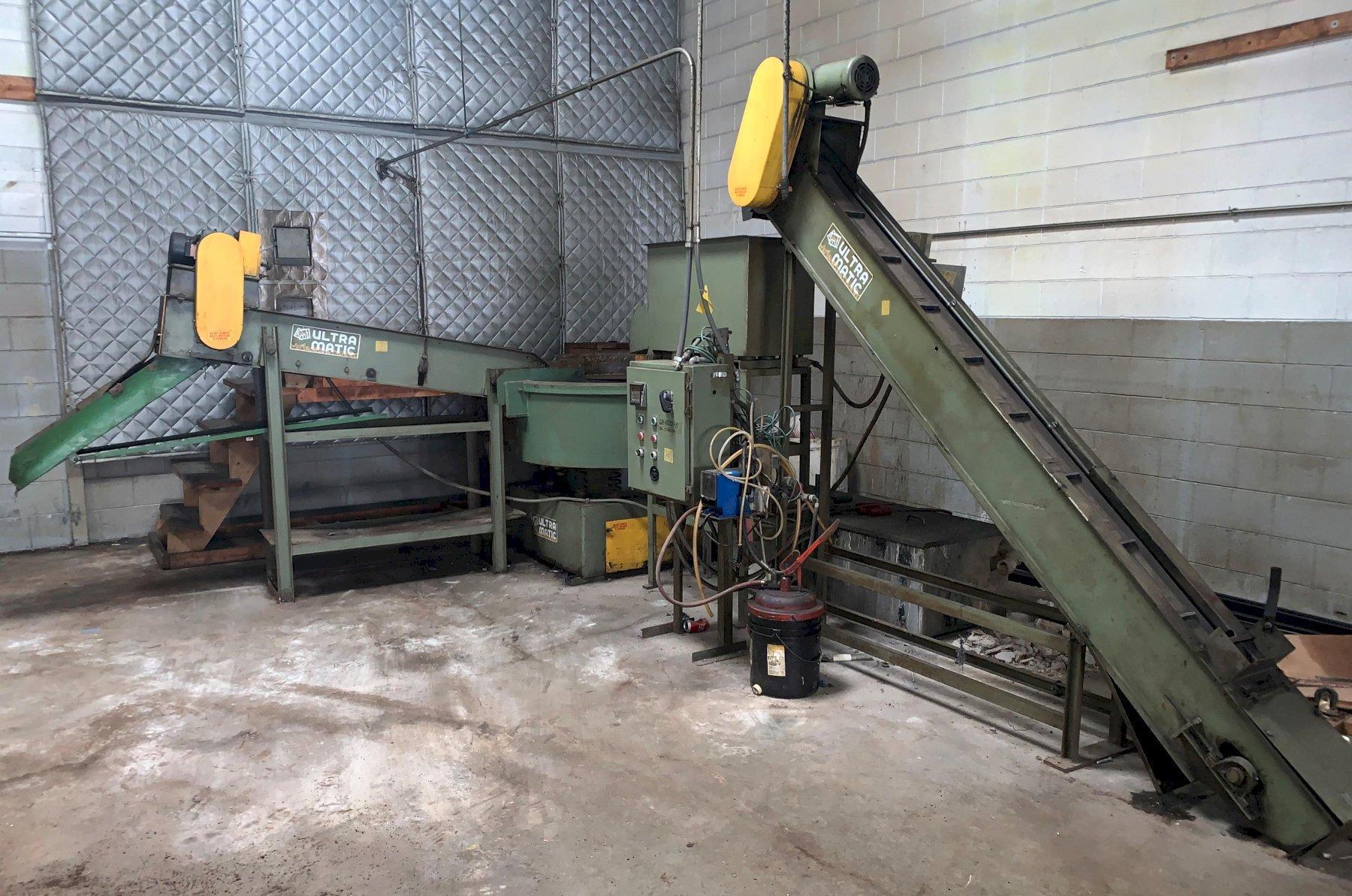 9 CU FT ULTRAMATIC MODEL SVB-10 AUTOMATIC VIBRATORY DEBURRING SYSTEM ...