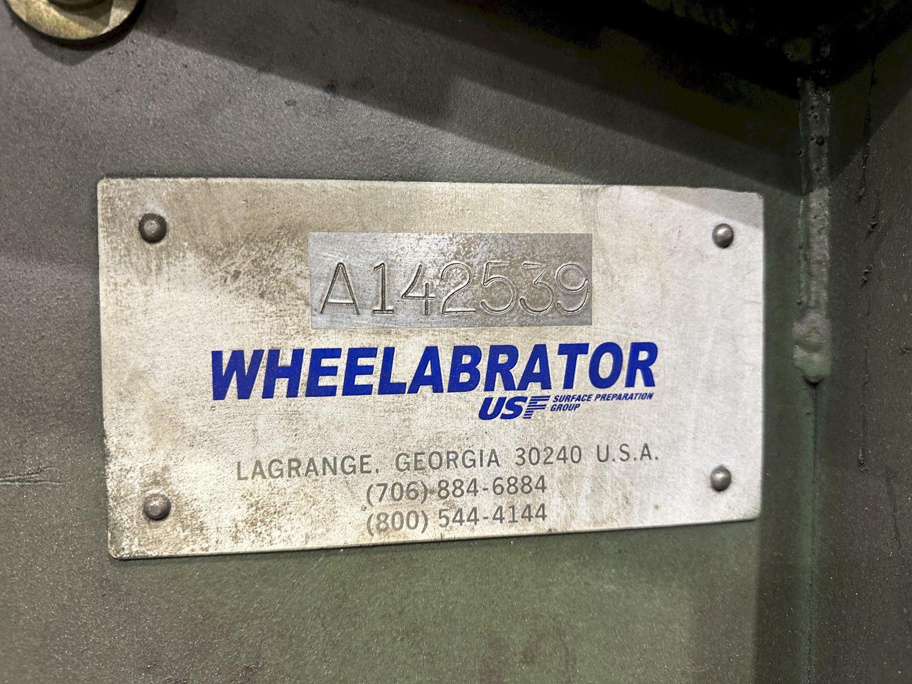 2001 WHEELABRATOR “TUMBLAST” STEEL BELT SHOT BLAST PARTS CLEANING SYSTEM WIHT FARR DUST ...