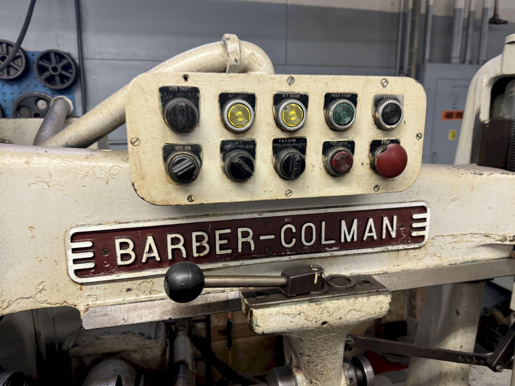 BARBER COLEMAN MODEL #16-16 GEAR HOBBER: STOCK #22417