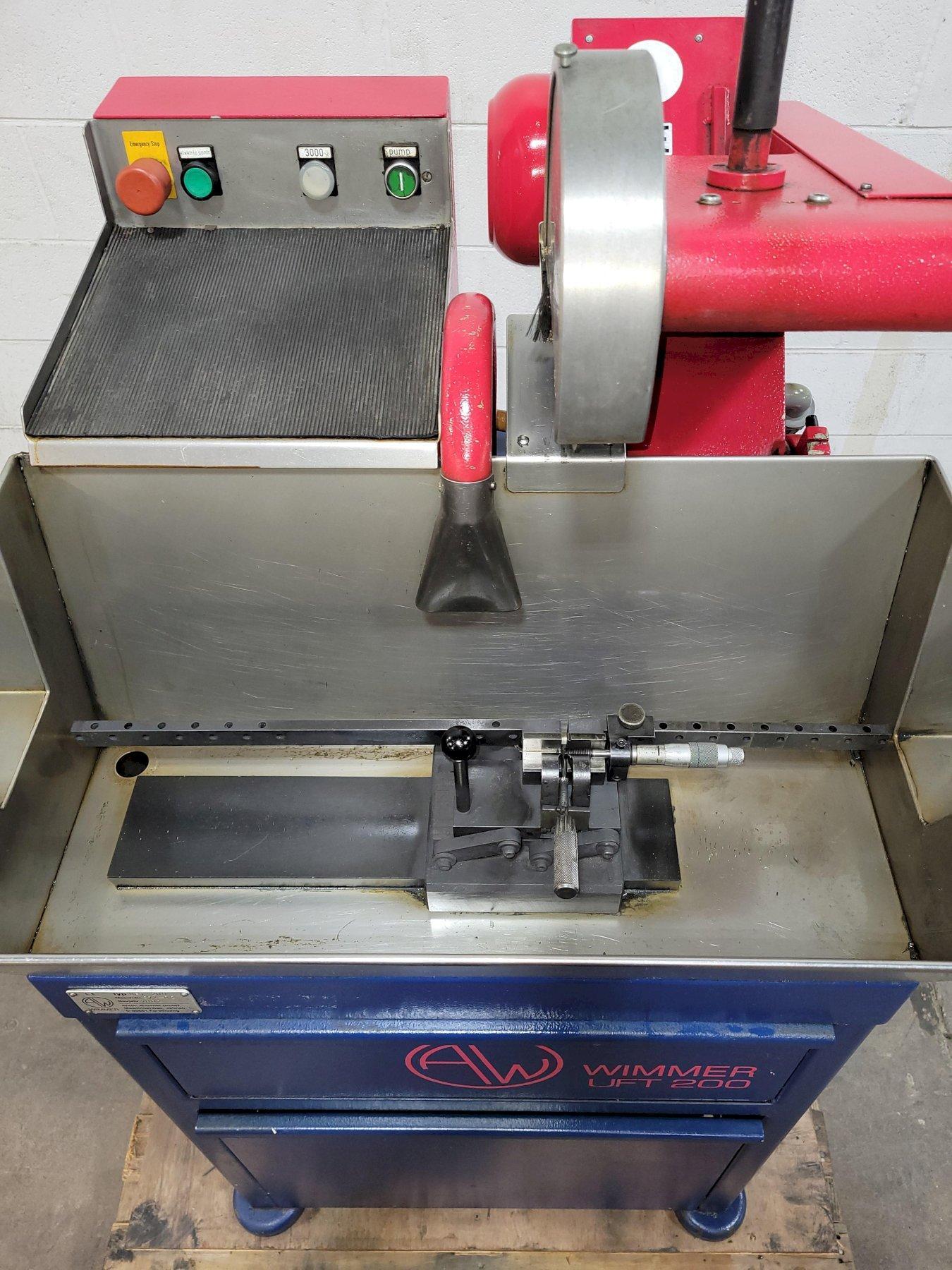 Anton Wimmer Model UFT300 Immersion Type Abrasive Cut-Off Machine | Adams Machinery Company