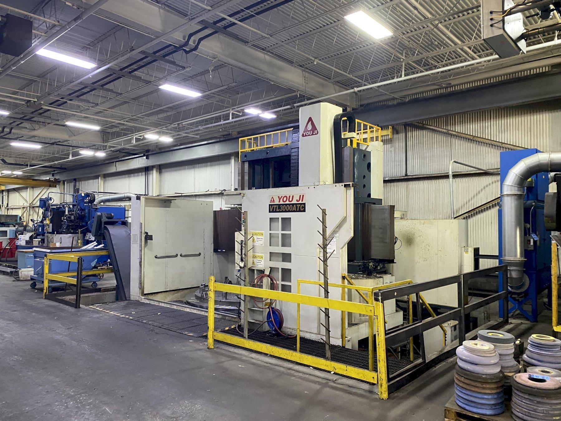 You JI VTL3000 ATC CNC Vertical Turning Lathe | Buy and Sell Surplus ...