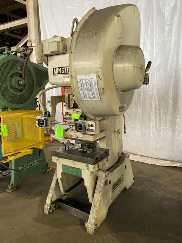 45 Ton Minster #5 OBI Fly Wheel Press | G-2000 Inc.