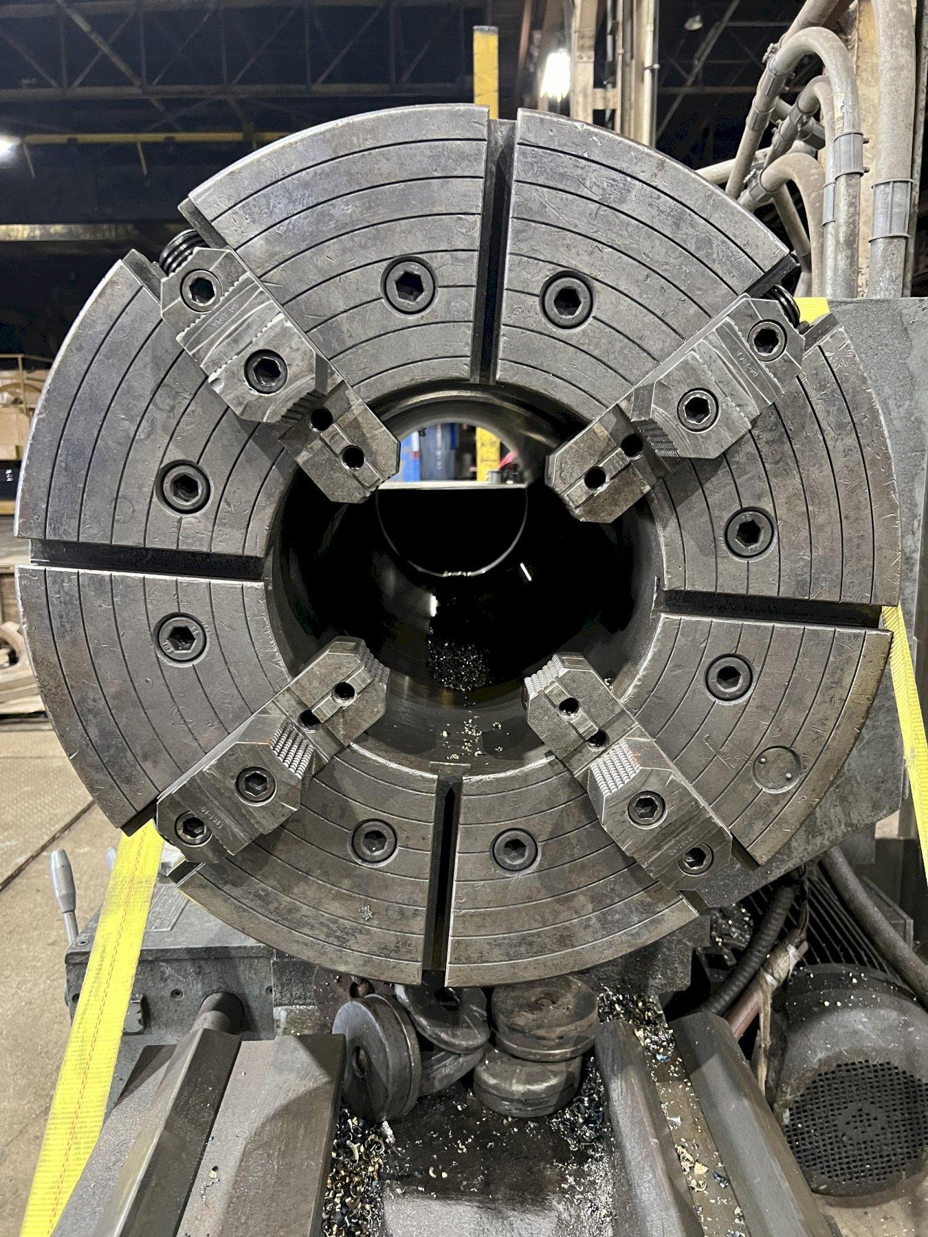 POREBA 40″ SWING X 96″ CENTER DISTANCE TPL-90/M BIG HOLE ENGINE LATHE ...