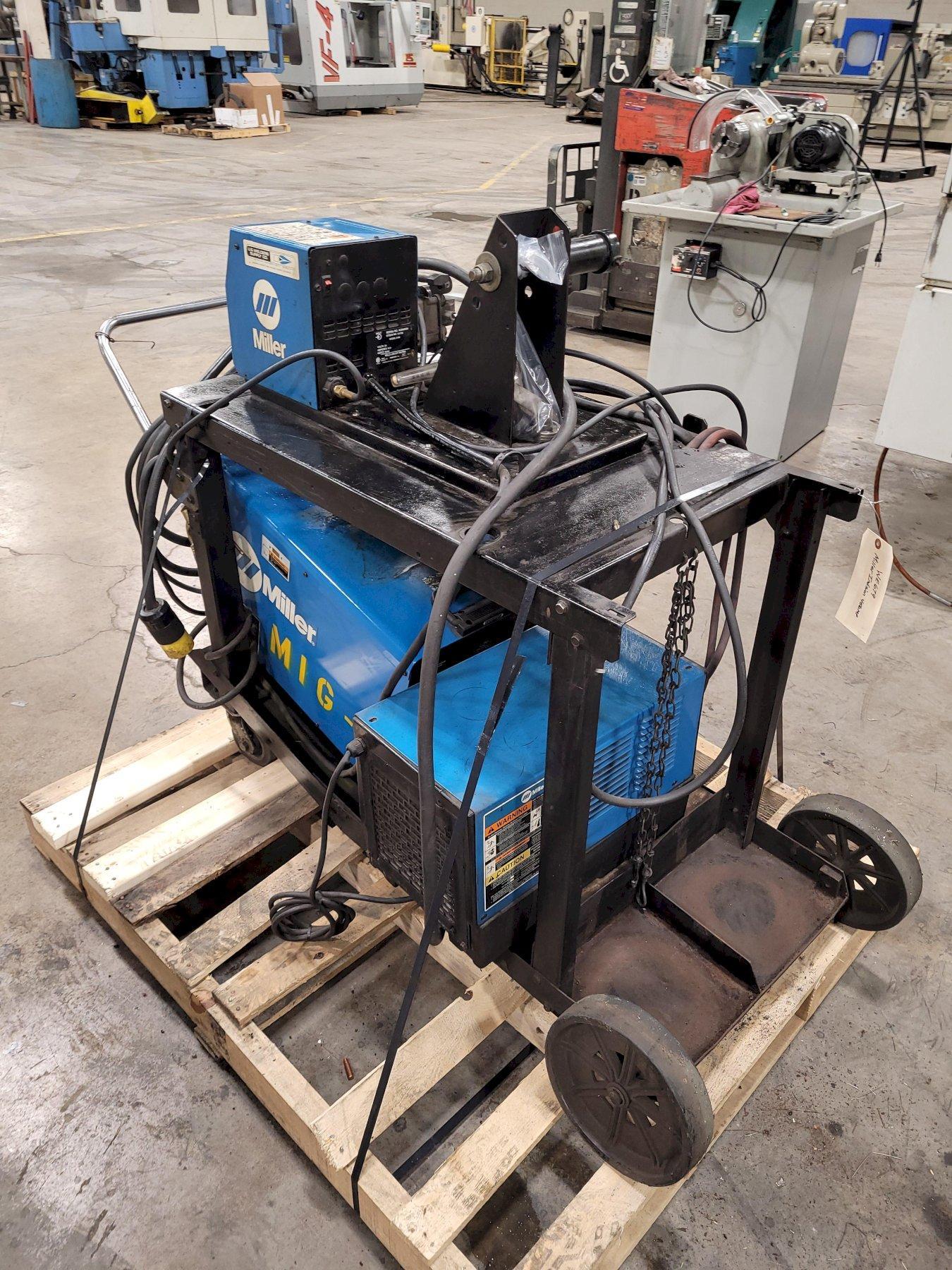 Miller Invision 456 Mig Welder W/ Wire Feed, Chiller & Portable Cart ...