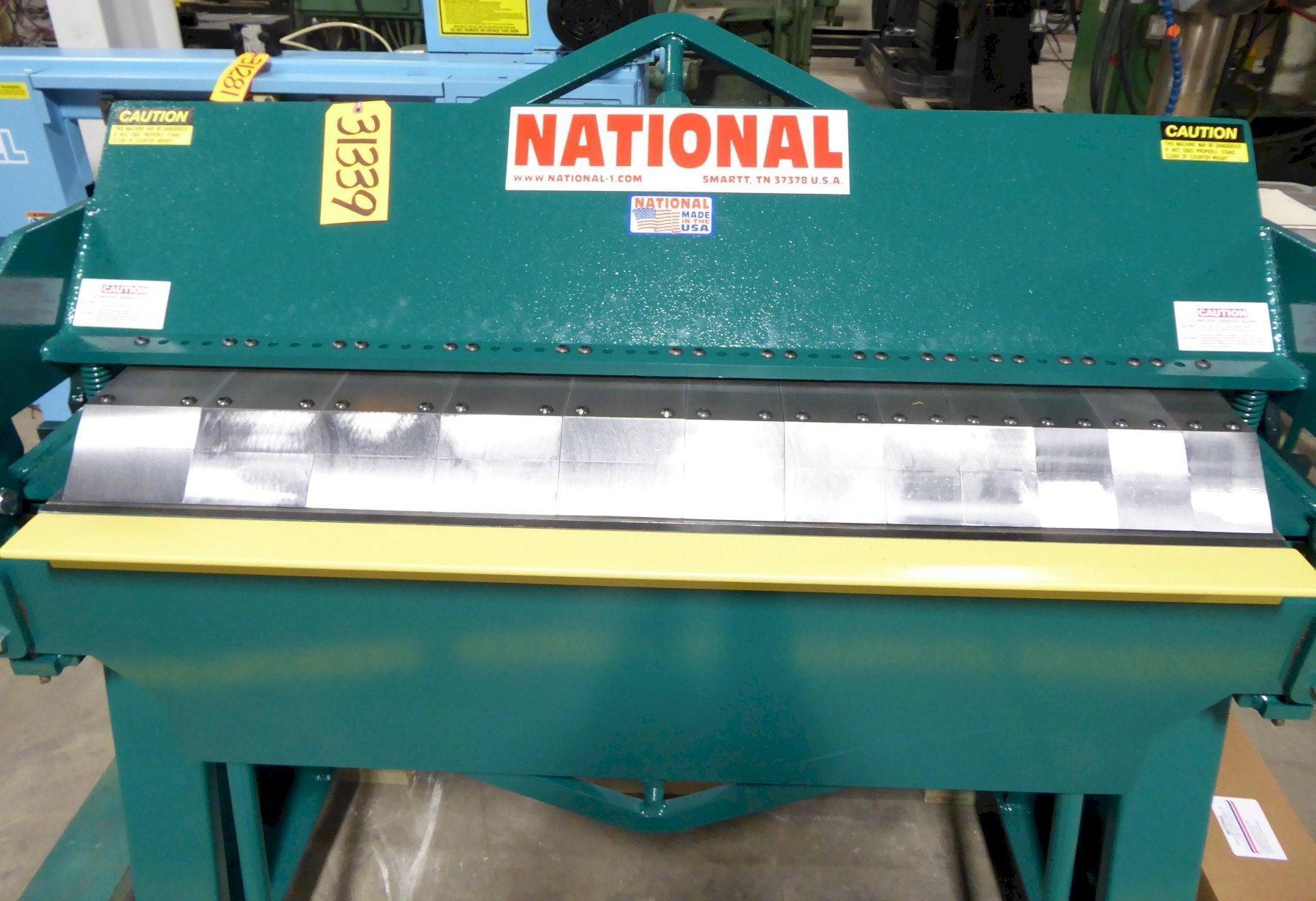 48″ x 12 Ga. National Box & Pan Brake U6-4812, Floor Model, 6″ Max ...