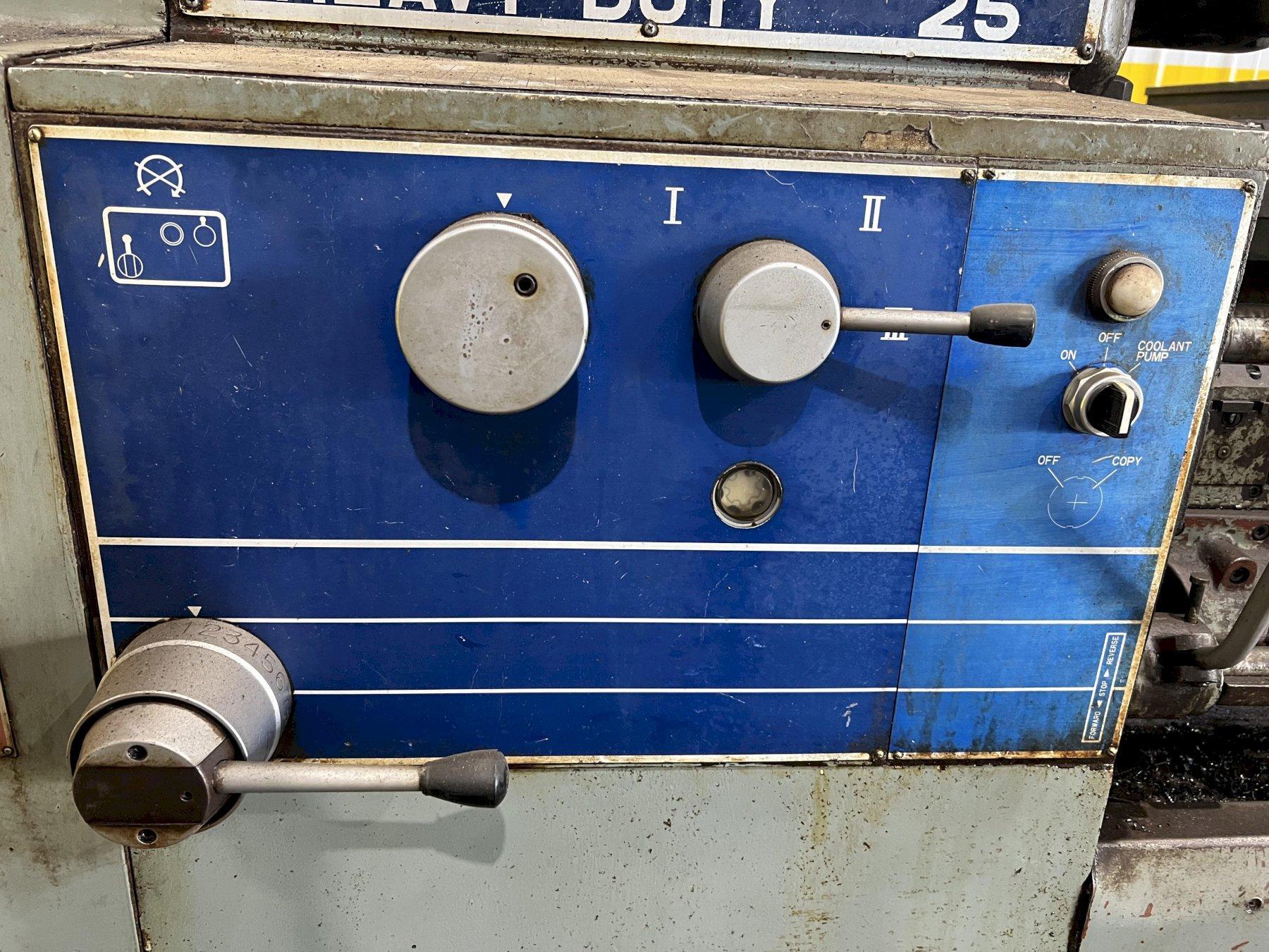 25″ X 96″ KINGSTON MODEL #HR3000 HEAVY DUTY ENGINE LATHE: STOCK #18947