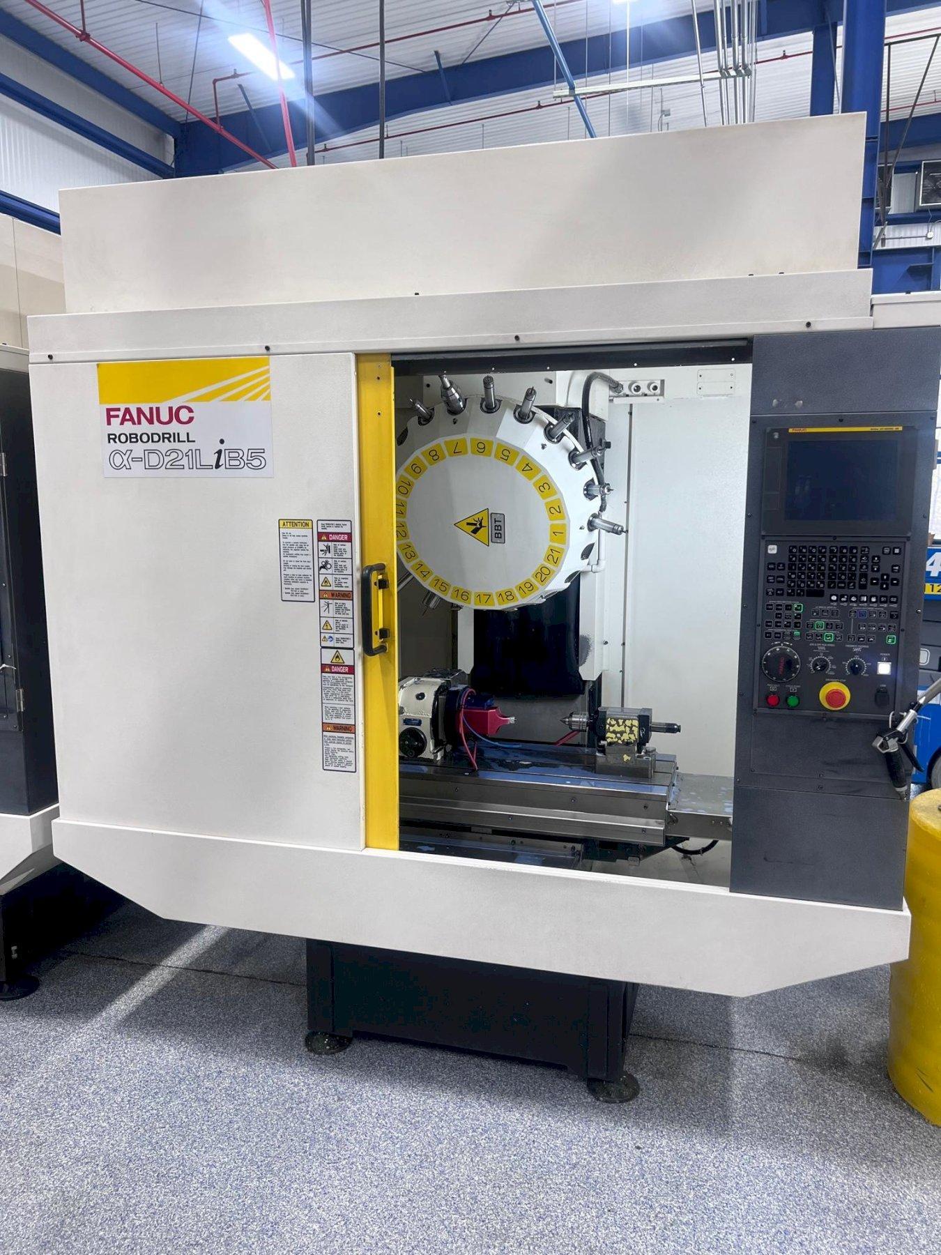 Fanuc Robodrill a-D21L-iB5 with 4th Axis Rotary Table For Sale – 2017 ...