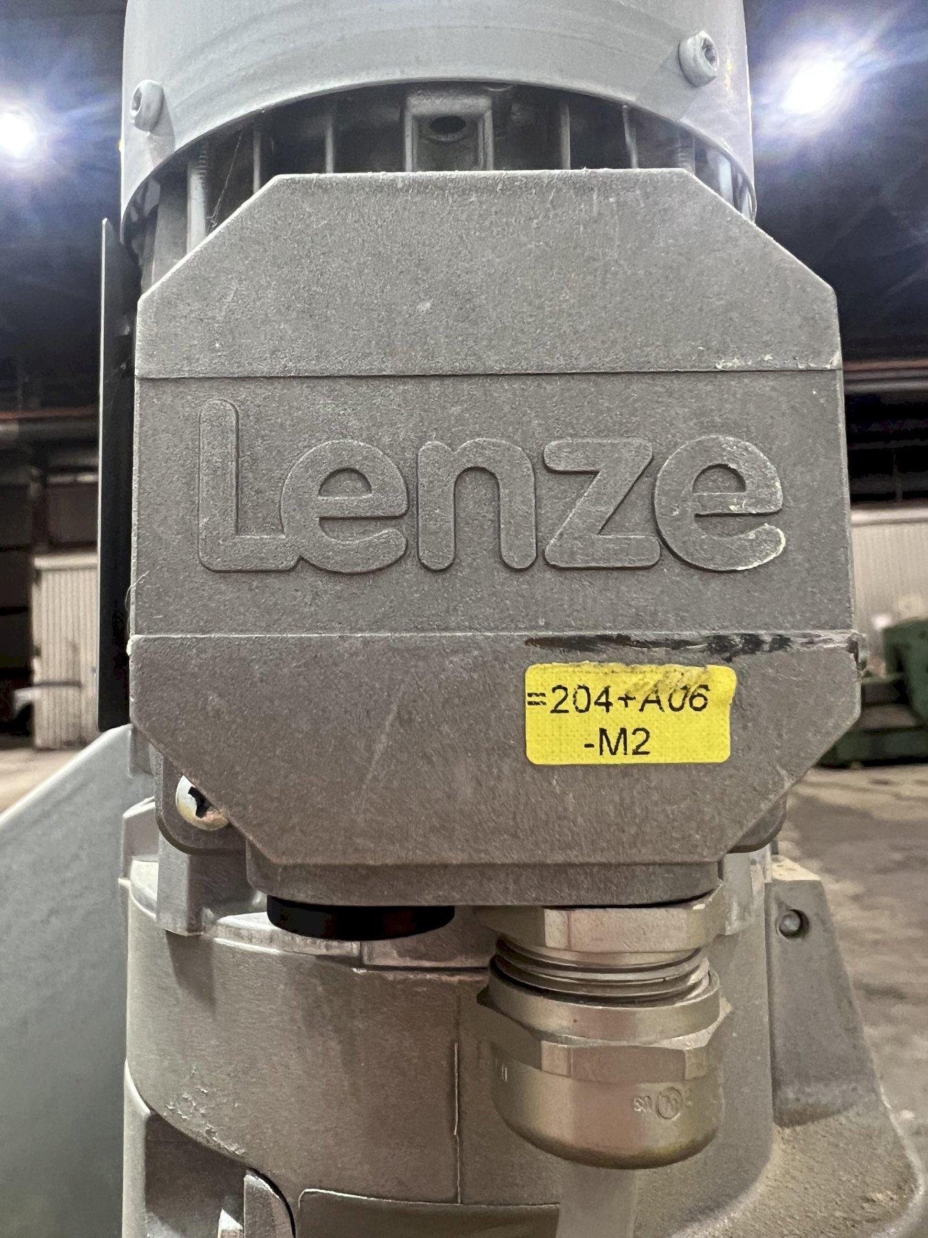 138″ x 33″ POWERED INCLINED BELT DISCHARGE / SCRAP CONVEYOR: STOCK #19833