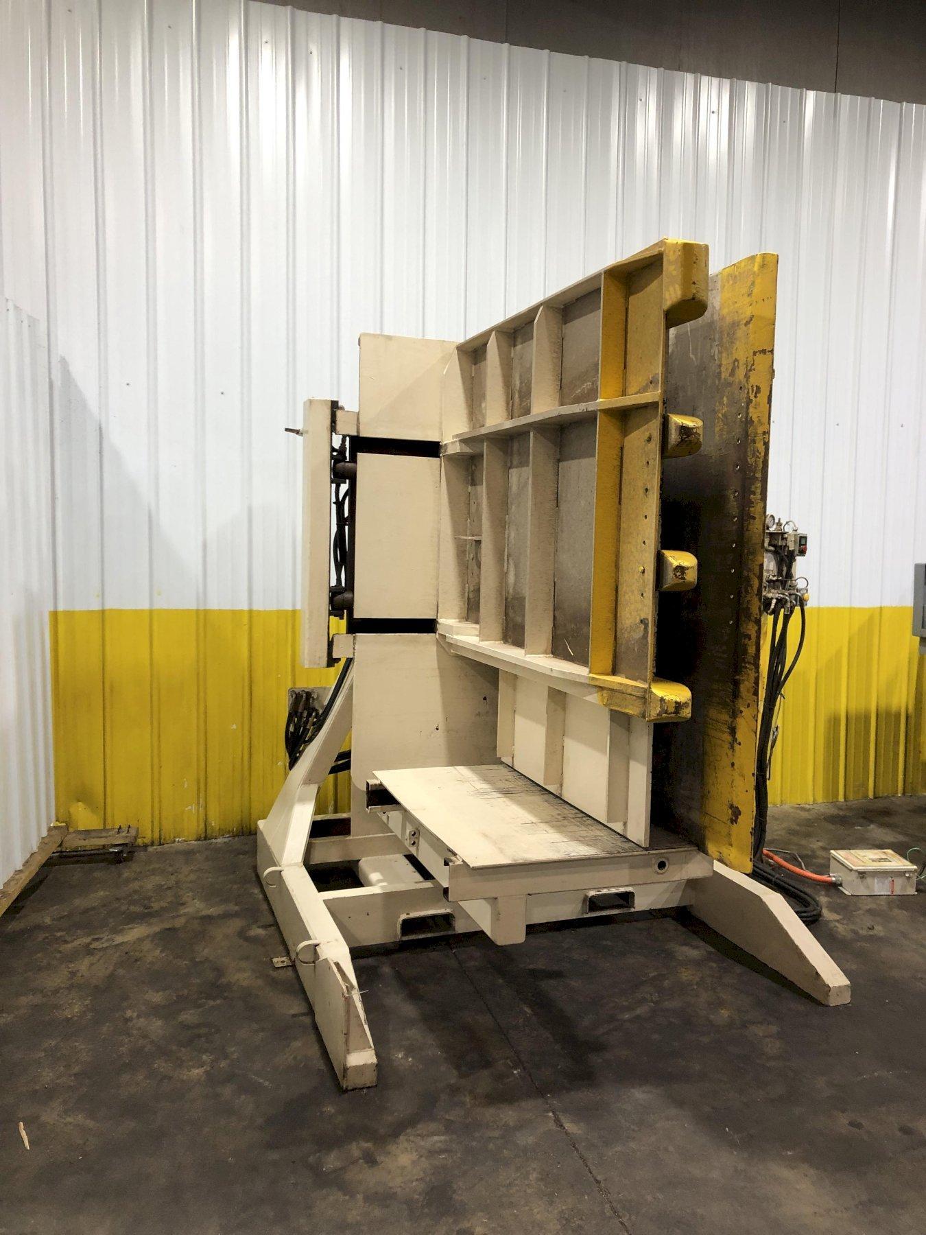 6,000 LBS X 72” PAYNE ROTARY PALLET INVERTER / FLIPPER MACHINE: STOCK ...