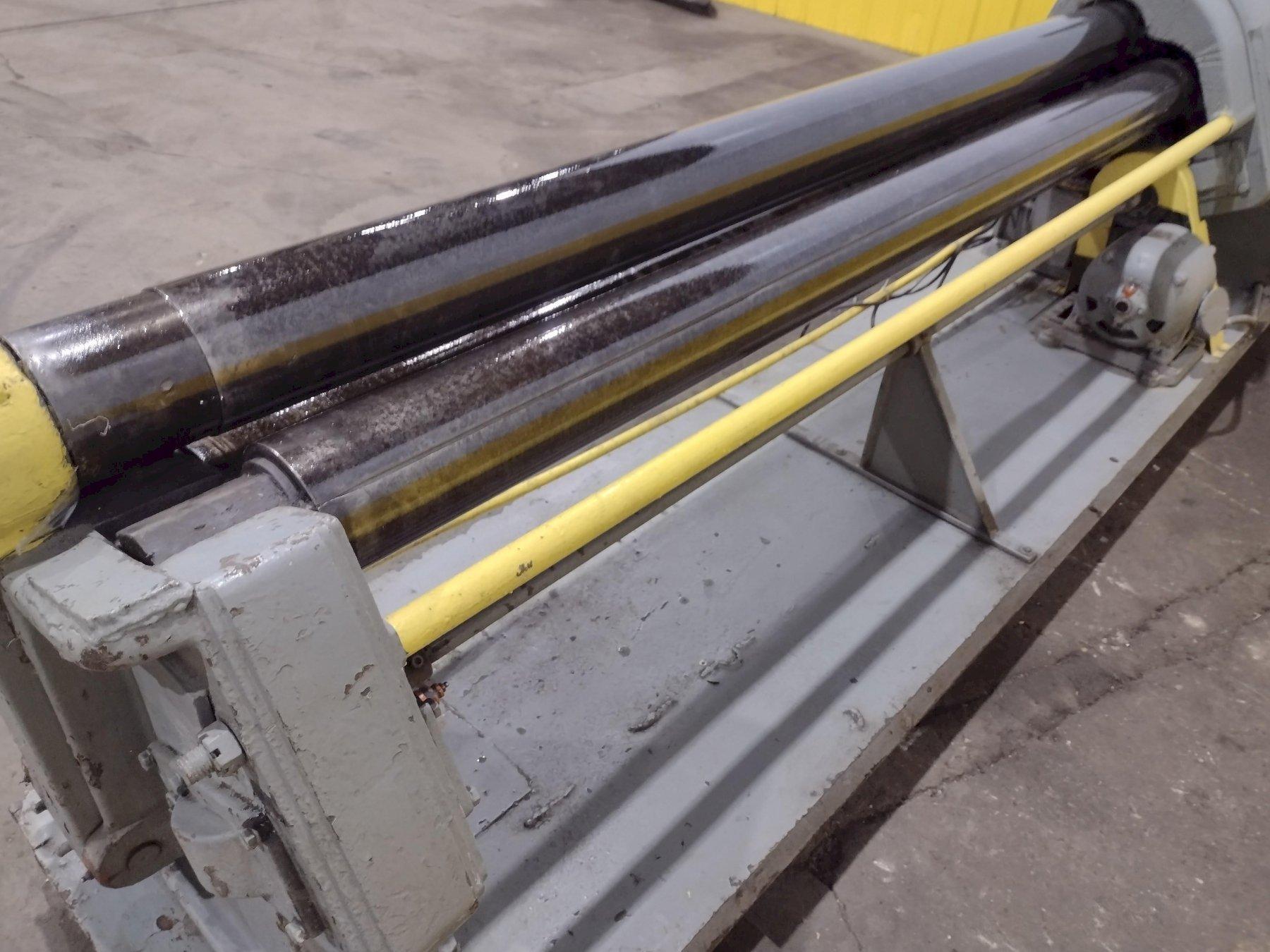 8′ X 10 GAUGE WEBB R3L INITIAL PINCH PLATE BENDING ROLL: STOCK #19870