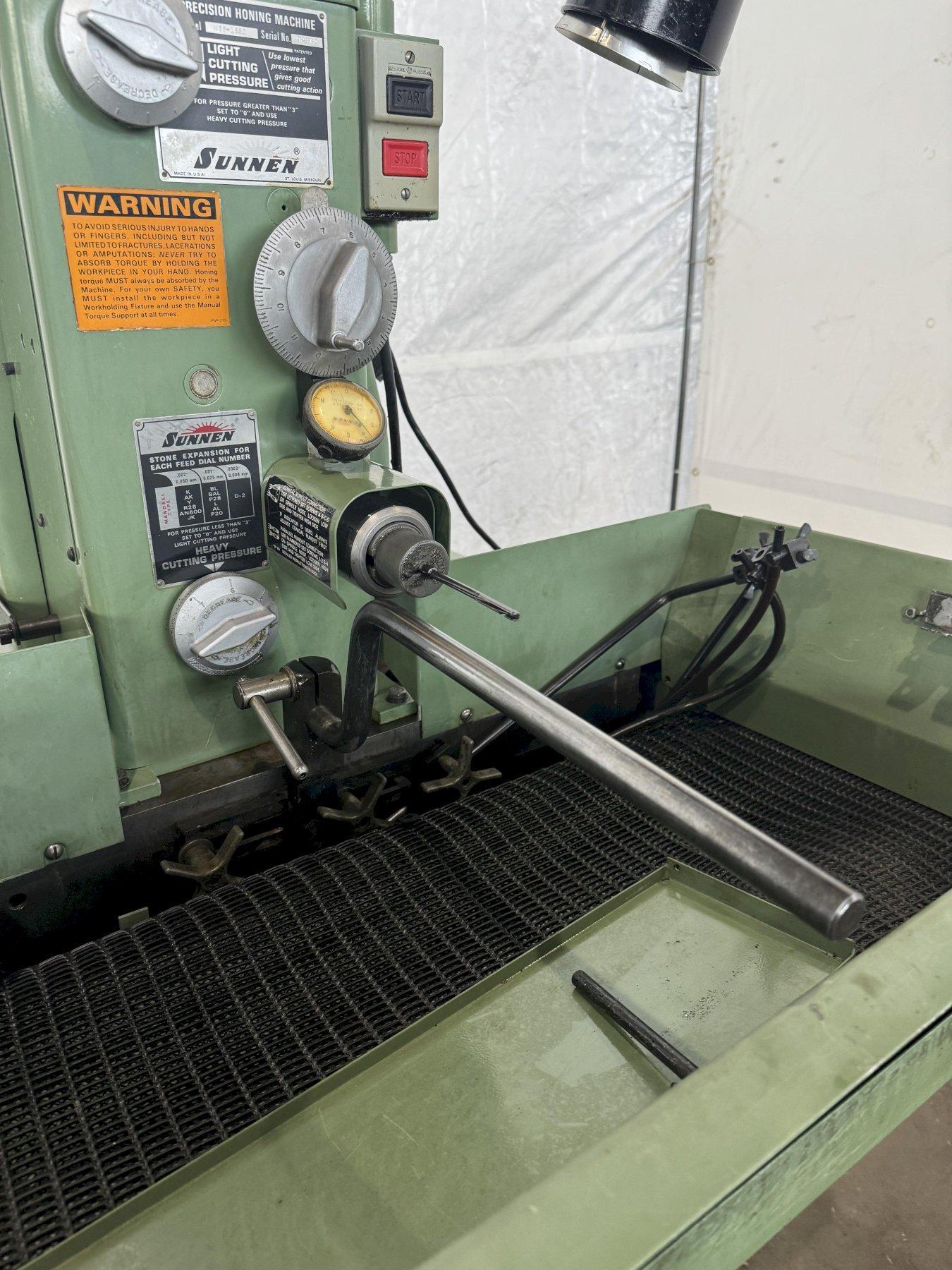 SUNNEN MBB-1660 PRECISION HONING MACHINE WITH TOOLING. STOCK # 0871824 | G-2000 Inc.