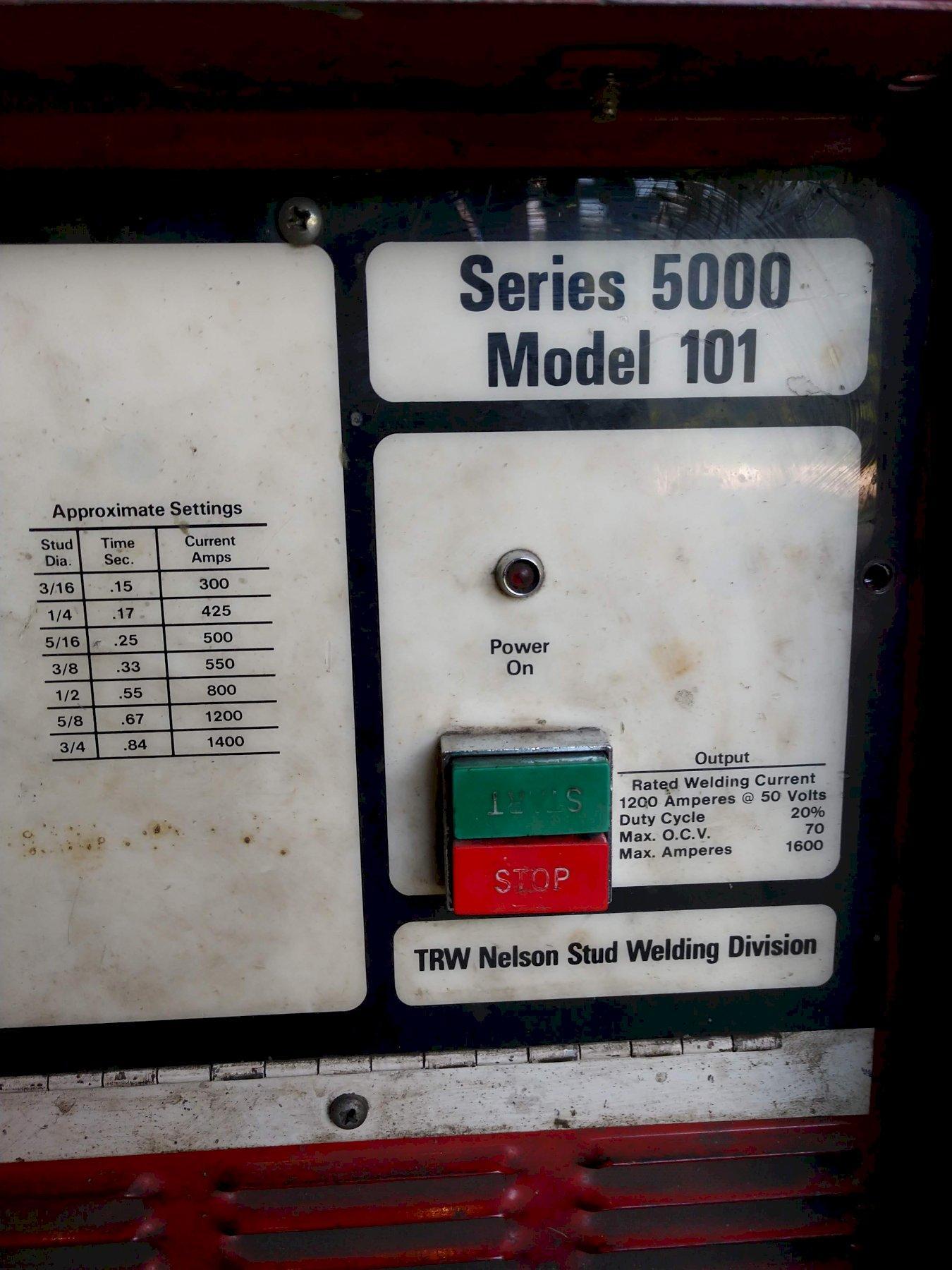 NELSON SERIES 5000 MODEL 101 STUD WELDER WITH GUN: STOCK #13014