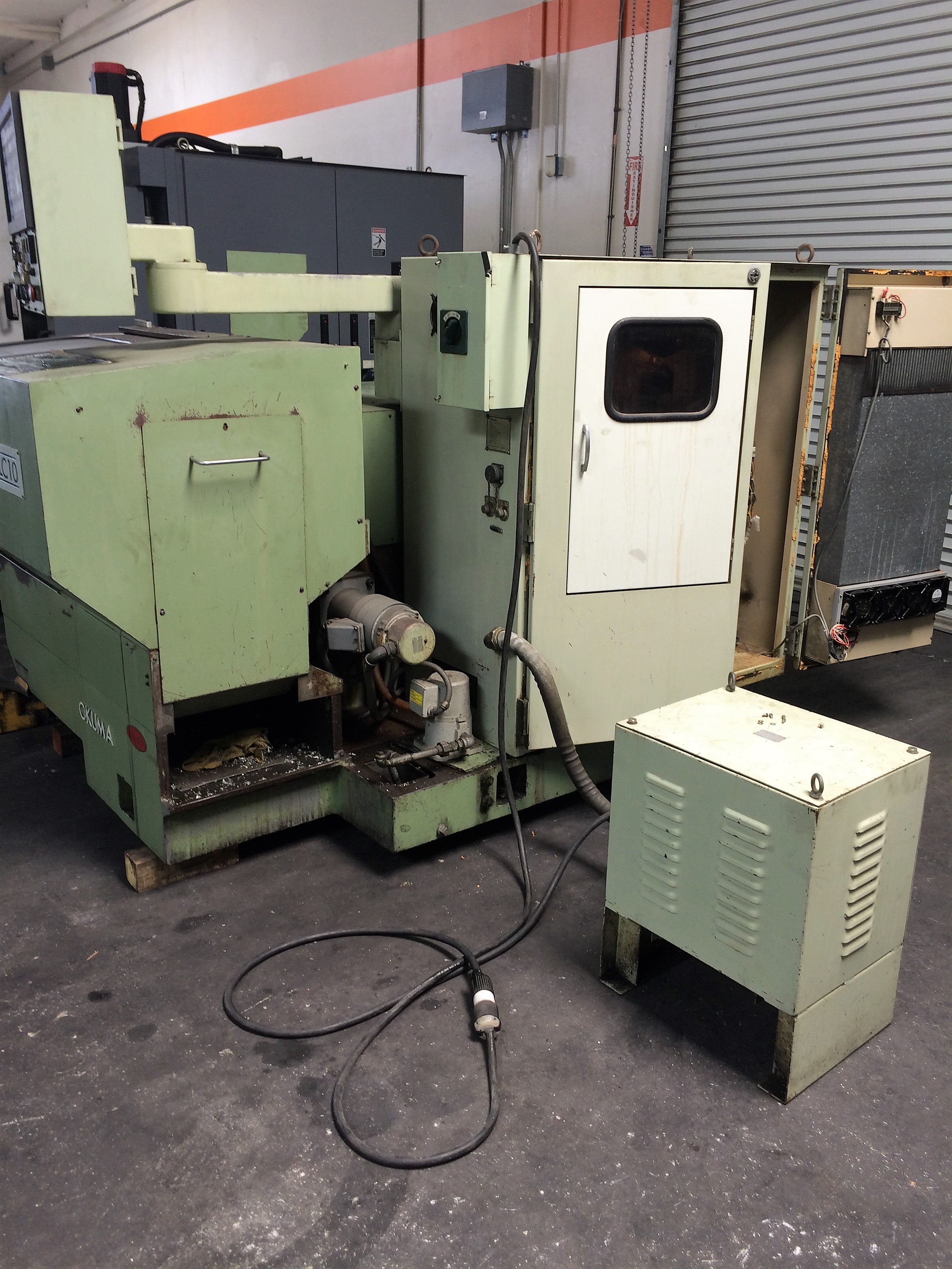 Okuma LC10 CNC Lathe with: 5C Collet Nose, Transformer, and Internal ...