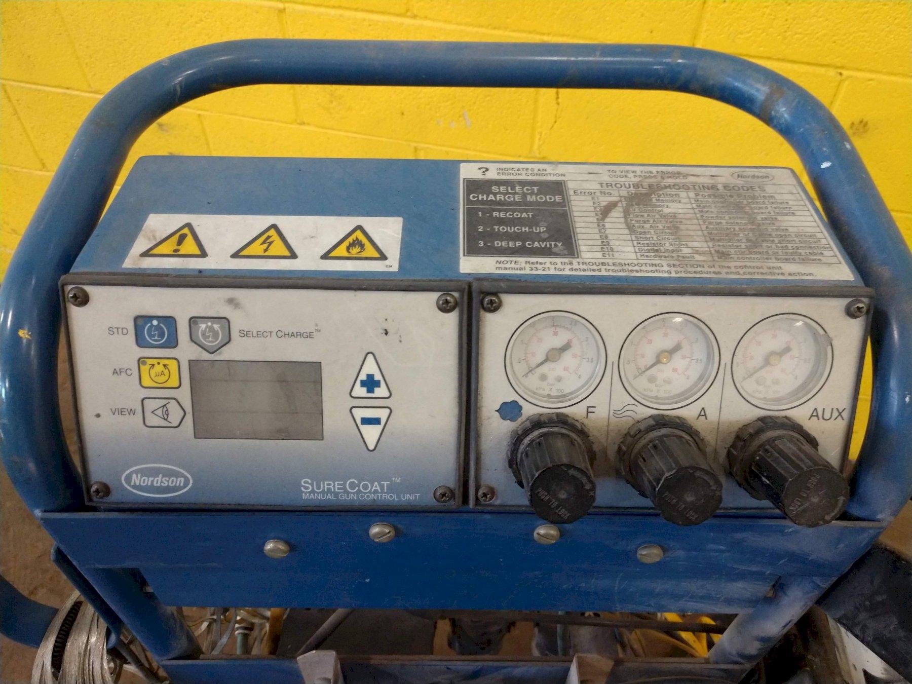 NORDSON SURE COAT POWDER COAT GUN WITH CONTROL: STOCK 13804