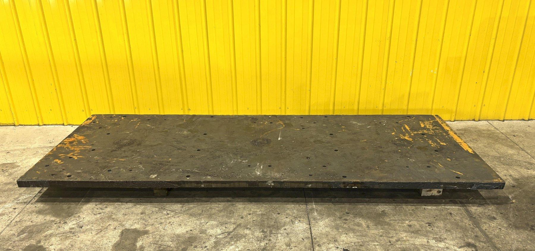 48″ X 120″ X 2″ THICK STEEL FLOOR / BOLSTER PLATE: STOCK #22738