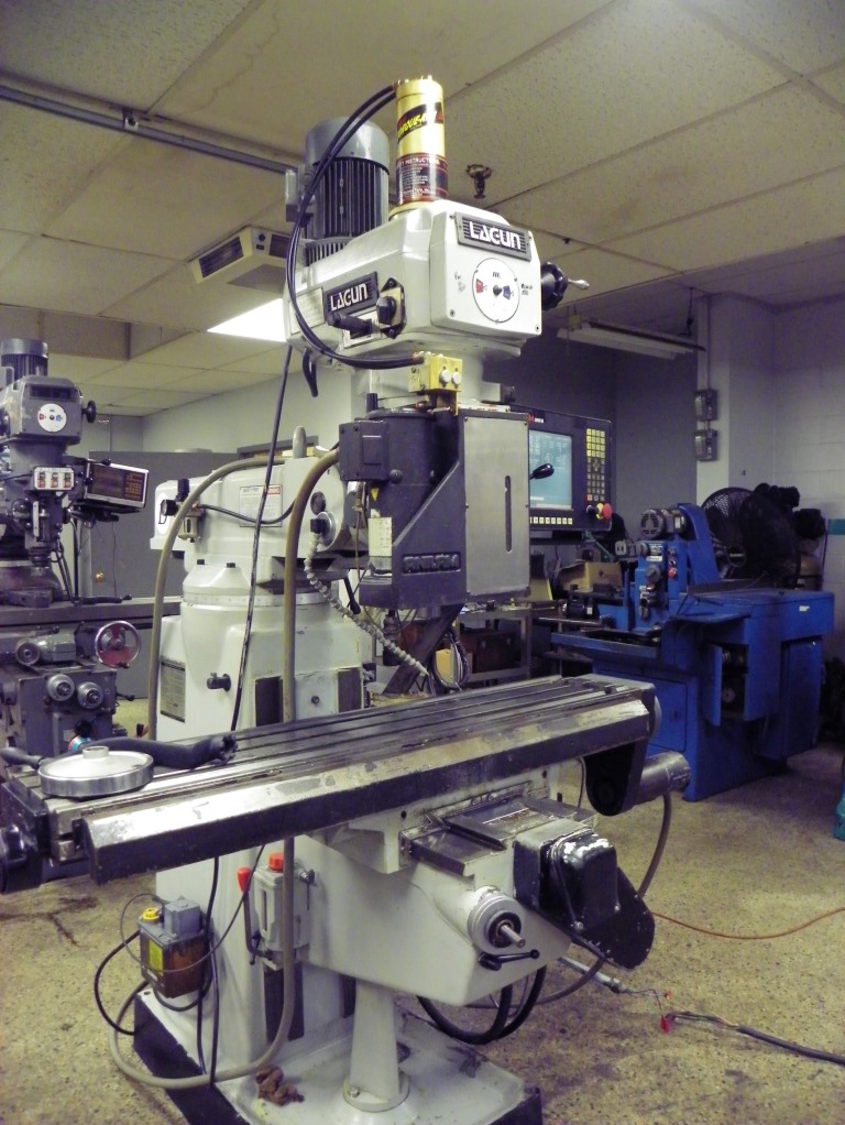 Lagun FTV-2 CNC Vertical Mill with Anilam 3000M 3-Axis CNC Control, Mill Serial #47210. | AMC