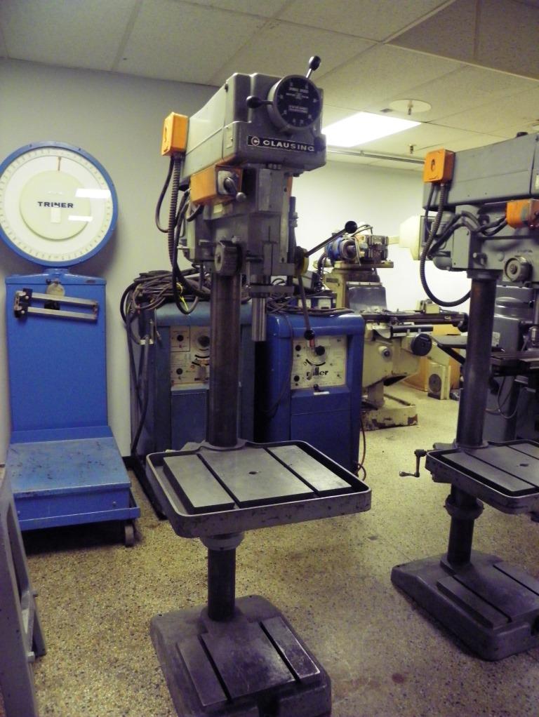 20″ CLAUSING Model 2276 Single Spindle Variable Speed Round Column ...