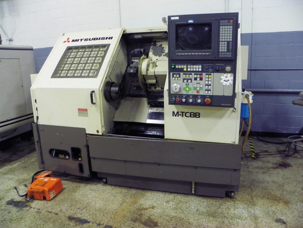 MITSUBISHI Model M-TC8B CNC Turning Center, S/N T08B116 , New 1997. | AMC