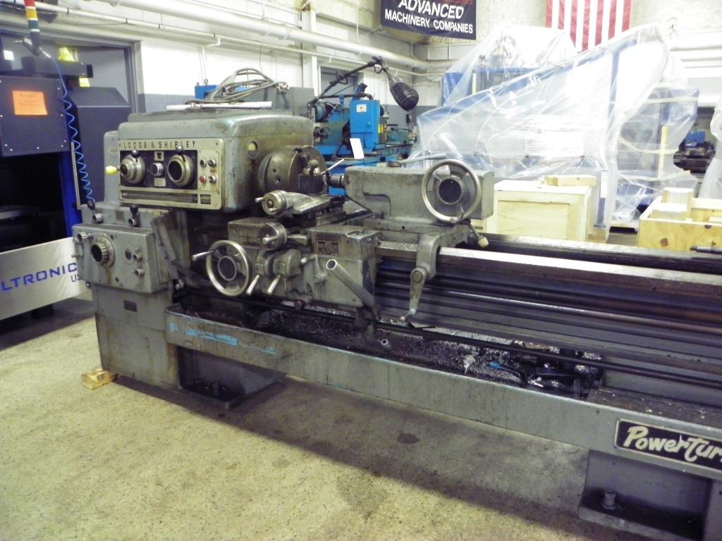 18″ x 54″ LODGE & SHIPLEY Model 1610 Powerturn Engine Lathe, S/N 45529 ...