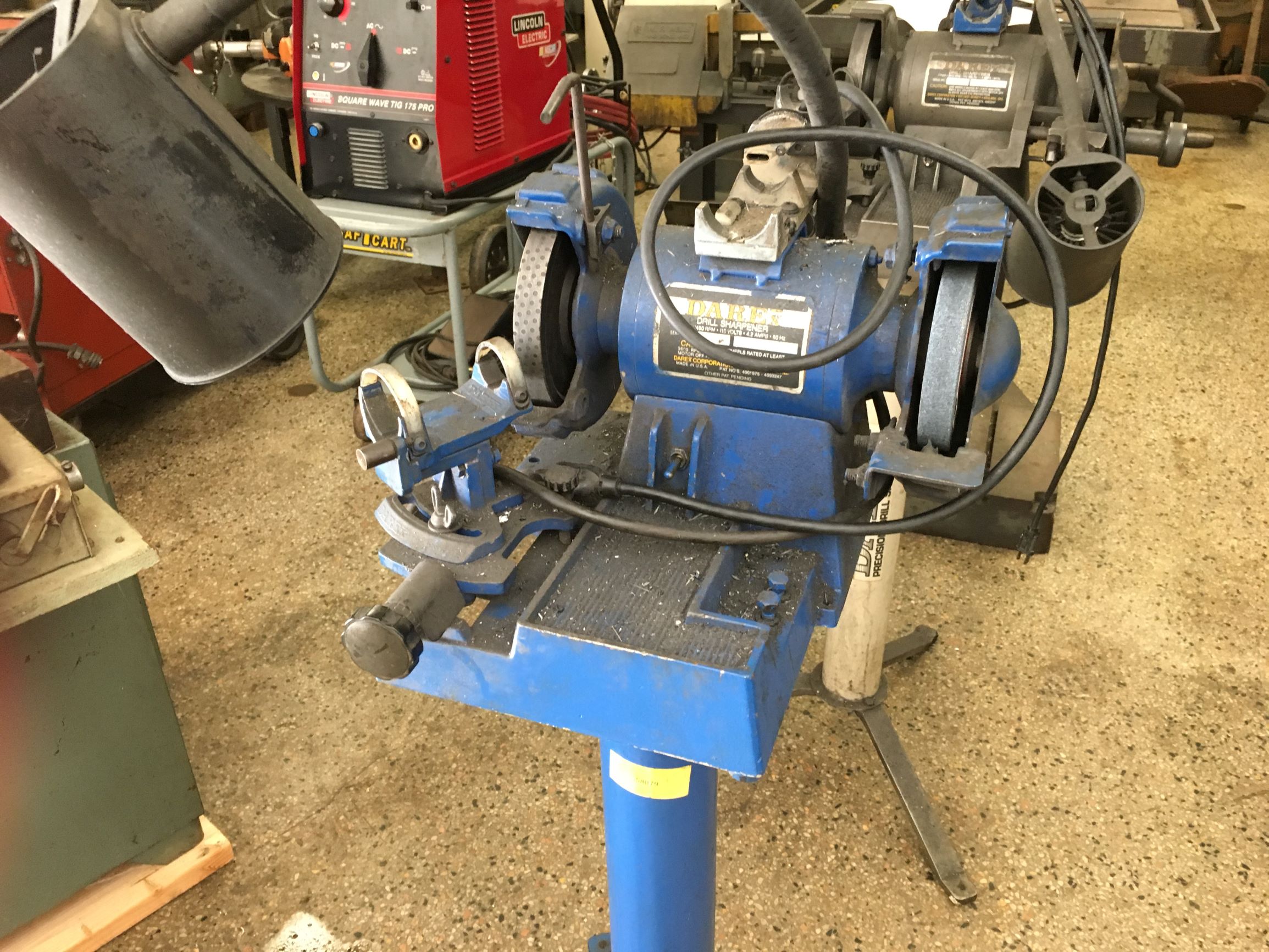 Darex 1/3 HP Drill Sharpener, S/N 53126. | AMC