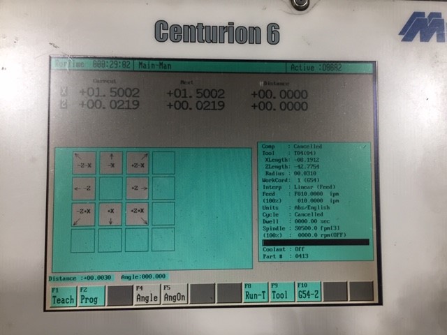 Milltronics ML15 CNC Lathe With Automatic Turret, S/N 6980, New 2001. | AMC