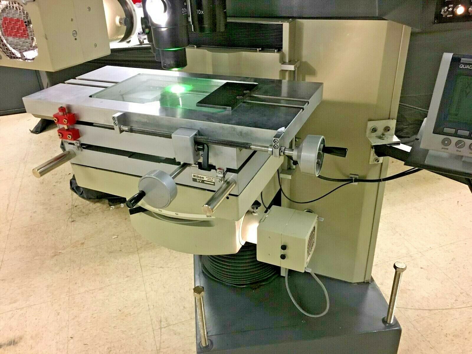 24″ NIKON Model V-24B Vertical Beam Floor Model Optical Comparator ...